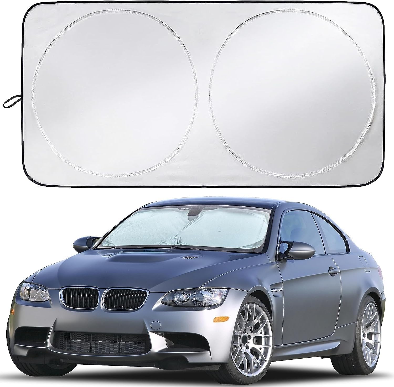 Car Windshield Sun Shade, Proxima Direct Sun Protector for Car Safe ...