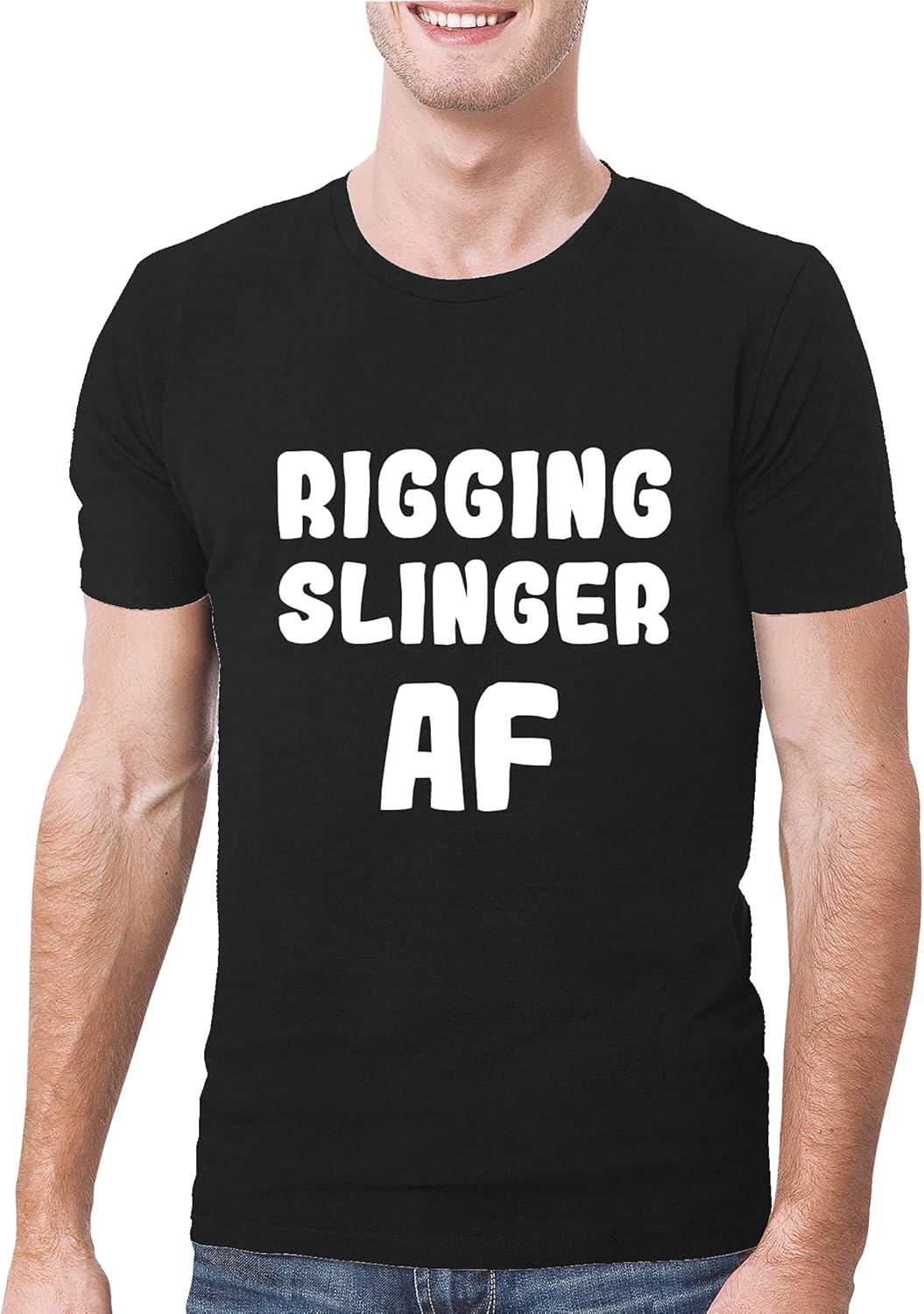 Amazon.com: Rigging Slinger AF - A Soft & Comfortable Men's T-Shirt ...