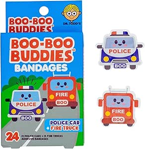 Amazon.com: Boo Boo Buddies Kids Adhesive Bandages, Kids Self-Adhesive ...