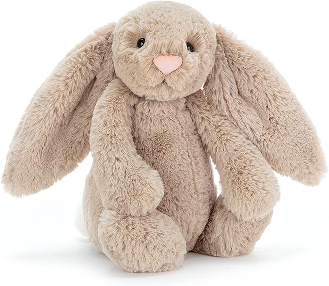 Amazon.com: Jellycat Bashful Beige Bunny Stuffed Animal, Medium 12 ...