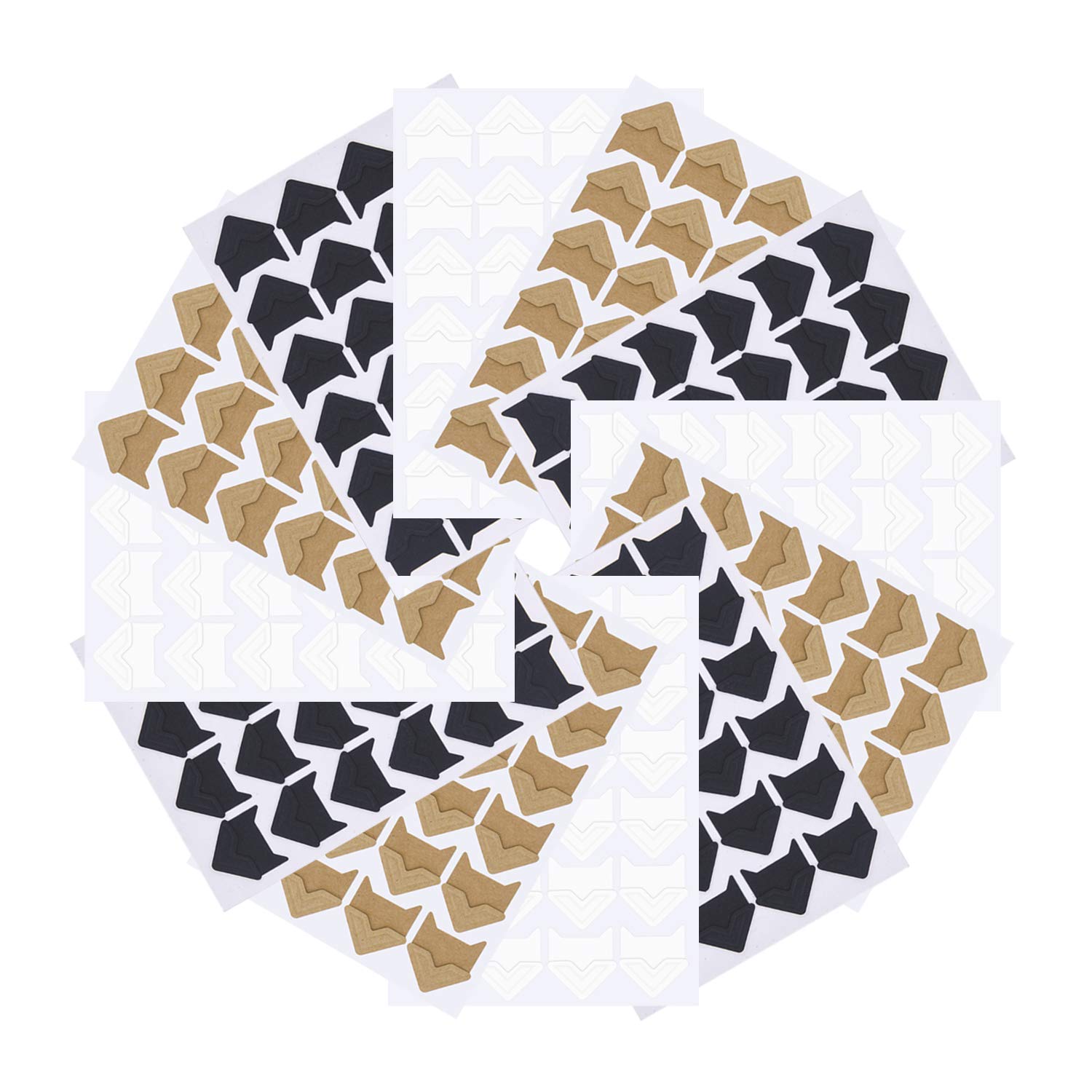 Snapklik.com : Sunmns 12 Sheets Photo Corners Stickers, Picture Films ...