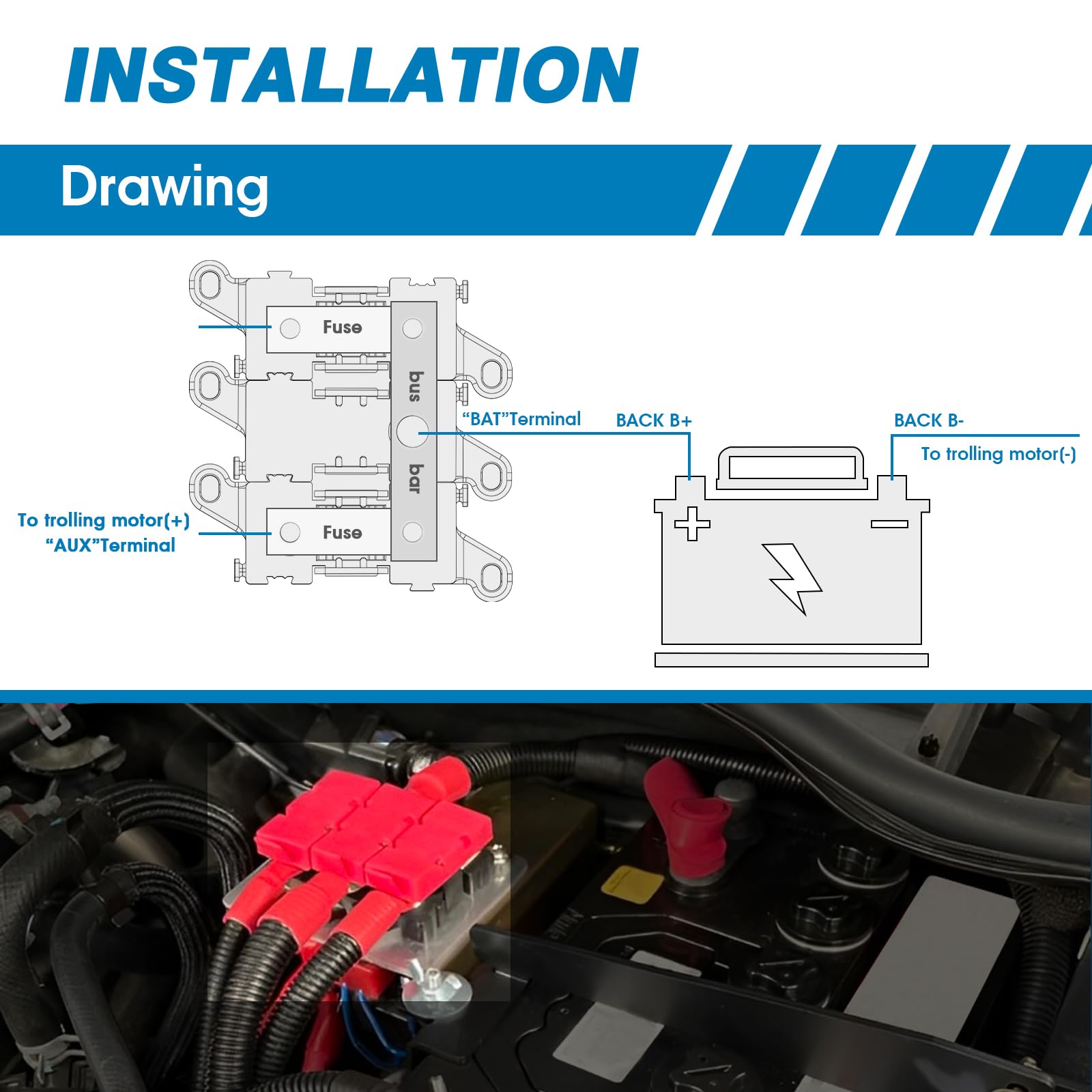 Snapklik.com : GLOSO BDFS MIDI/AMI Fuse Holder Power Distribution ...