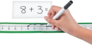 Fun Express Number Line Dry Erase Sheets - 36 Pieces - Educational and ...