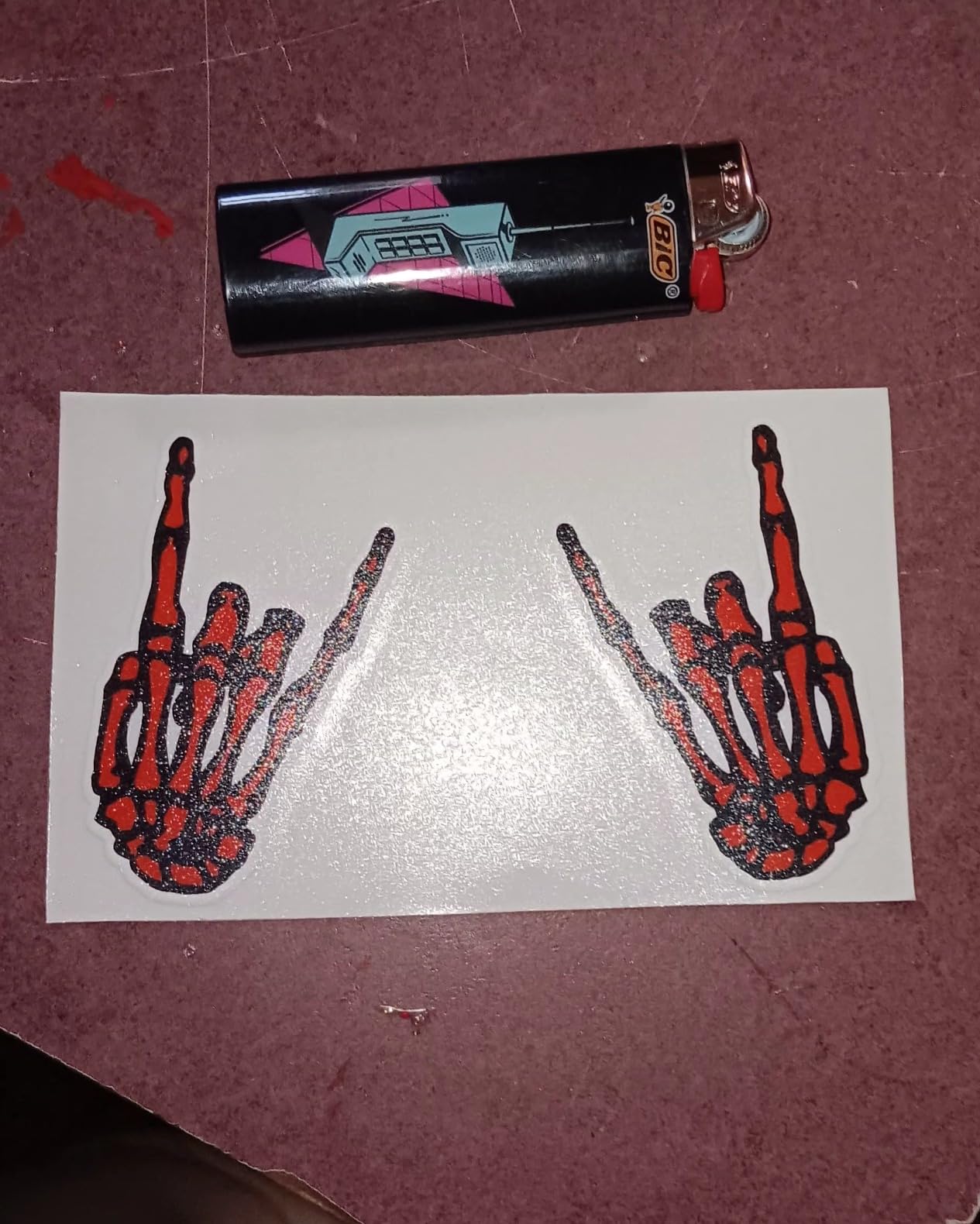 Amazon.com - Skeleton Hands Sticker Bumper Sticker Vinyl Decal 5"