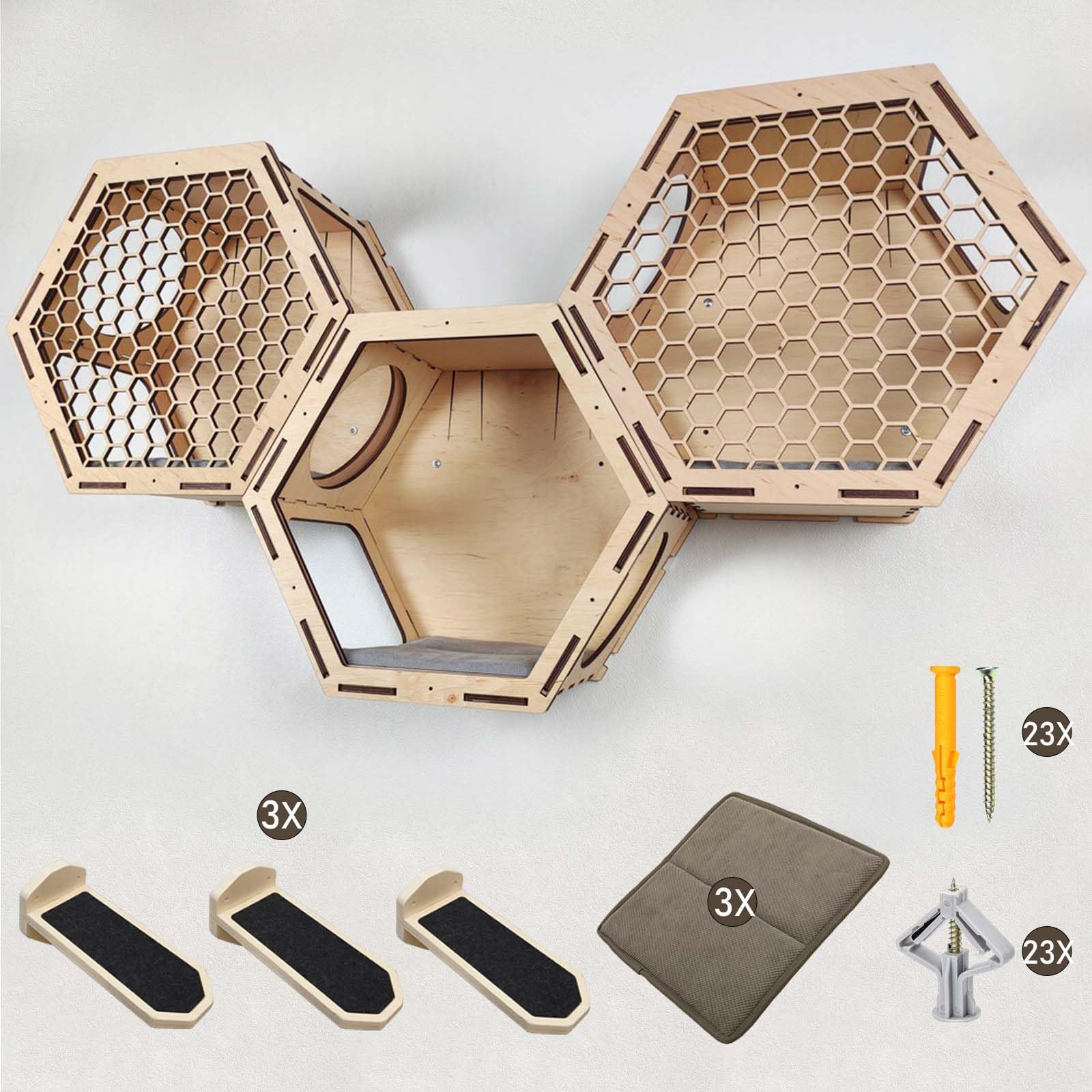 Best Hexagon Cat Shelves: Stylish and Functional Furniture for Felines ...