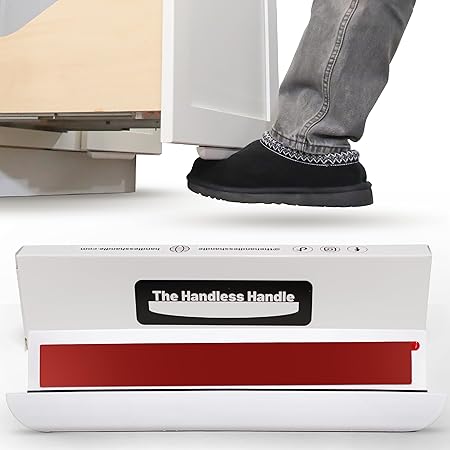 The Handless Handle – Hands-Free Garbage Drawer Foot Pull Handle ...