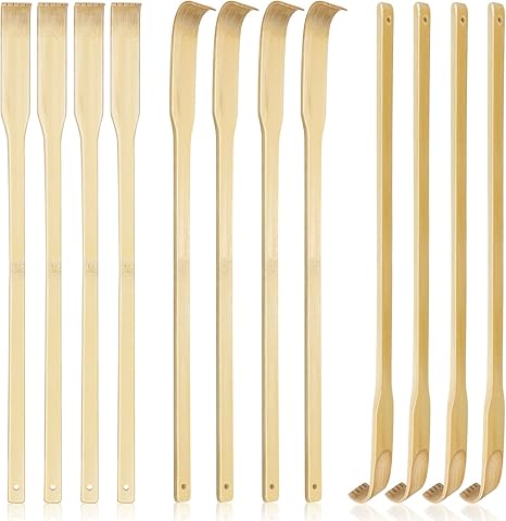Amazon.com: UPlama 12 PCS Natural Bamboo Back Scratcher Traditional ...