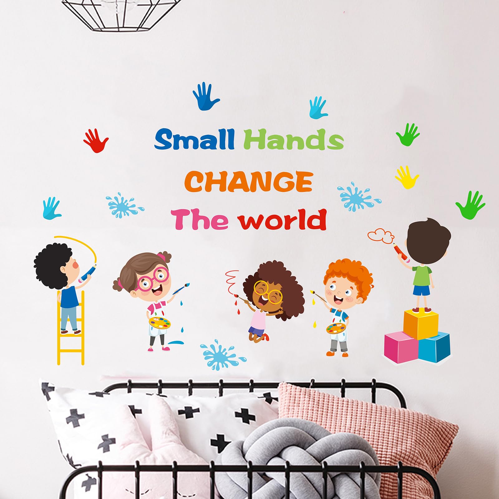 Amazon.com: Inspirational Quote Wall Decals for Kids Bedroom,Small ...