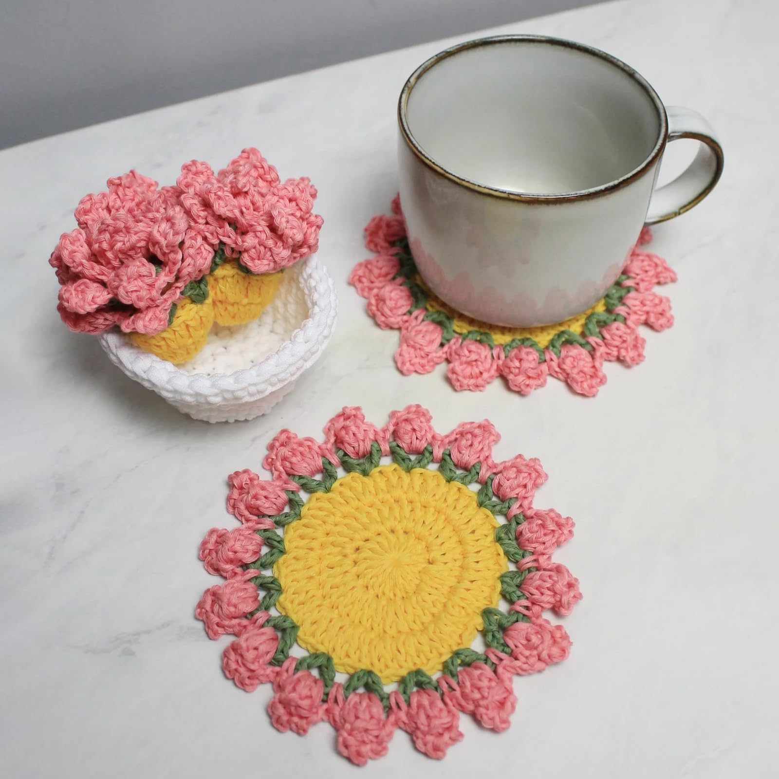 Amazon.com: Bar Coaster, Ambielly Coasters for Drinks Cup Coaster ...