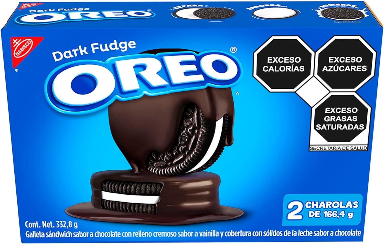 Oreo Galletas Dark Fudge Caja de 24 x 332.8g : Amazon.com.mx: Alimentos ...