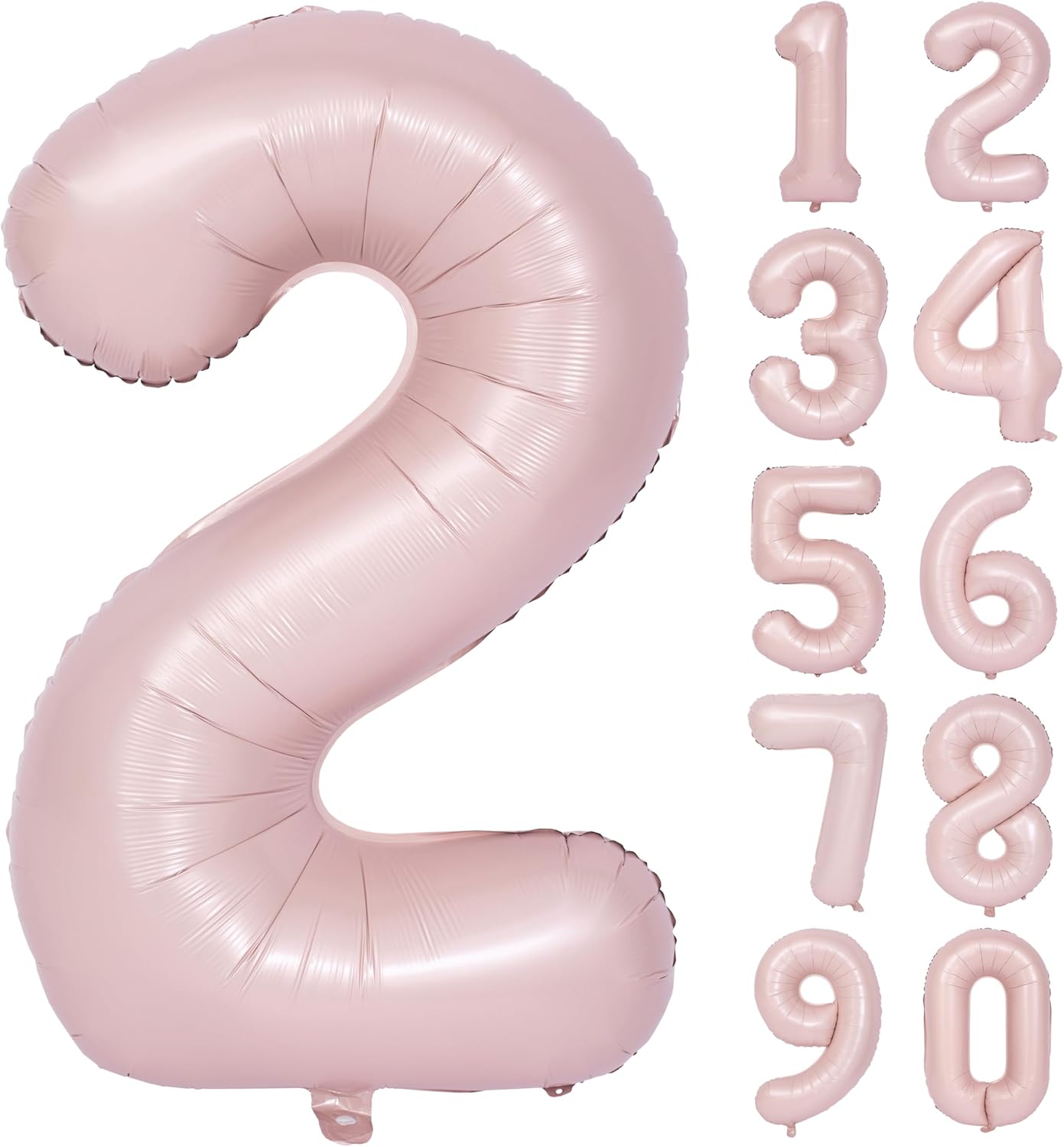 Amazon.com: 40 In Matte Pink Number Balloons Helium Foil Mylar Balloon ...