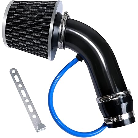 Amazon.com: Partol 3" Universal Cold Air Intake Kit Aluminium ...