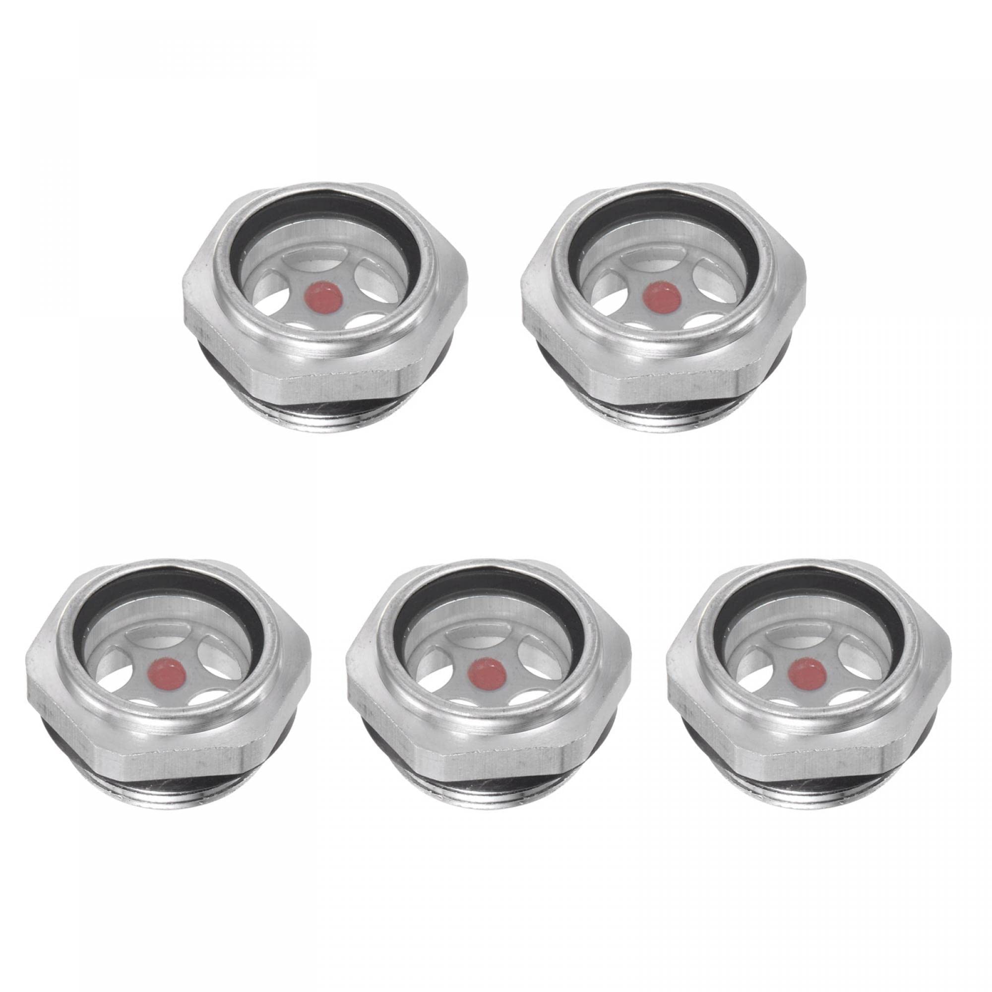 Buy uxcellAir Compressor Oil Level Gauge Glass M27x1.5mm Male Threaded ...