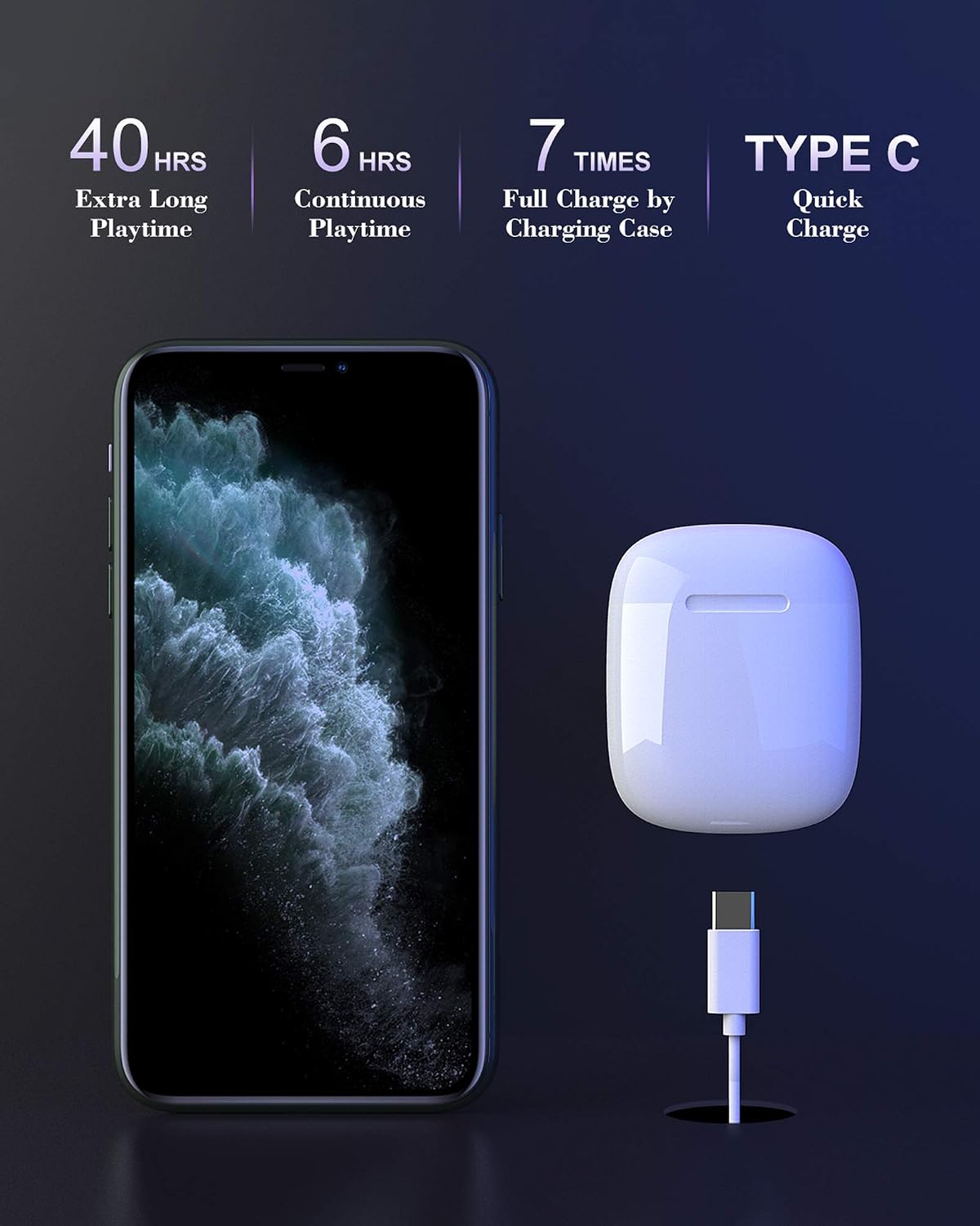 Suреr Bіg Clеаrаnсе! Touch Control True Wireless Earbuds - Cubevit IPX6 ...