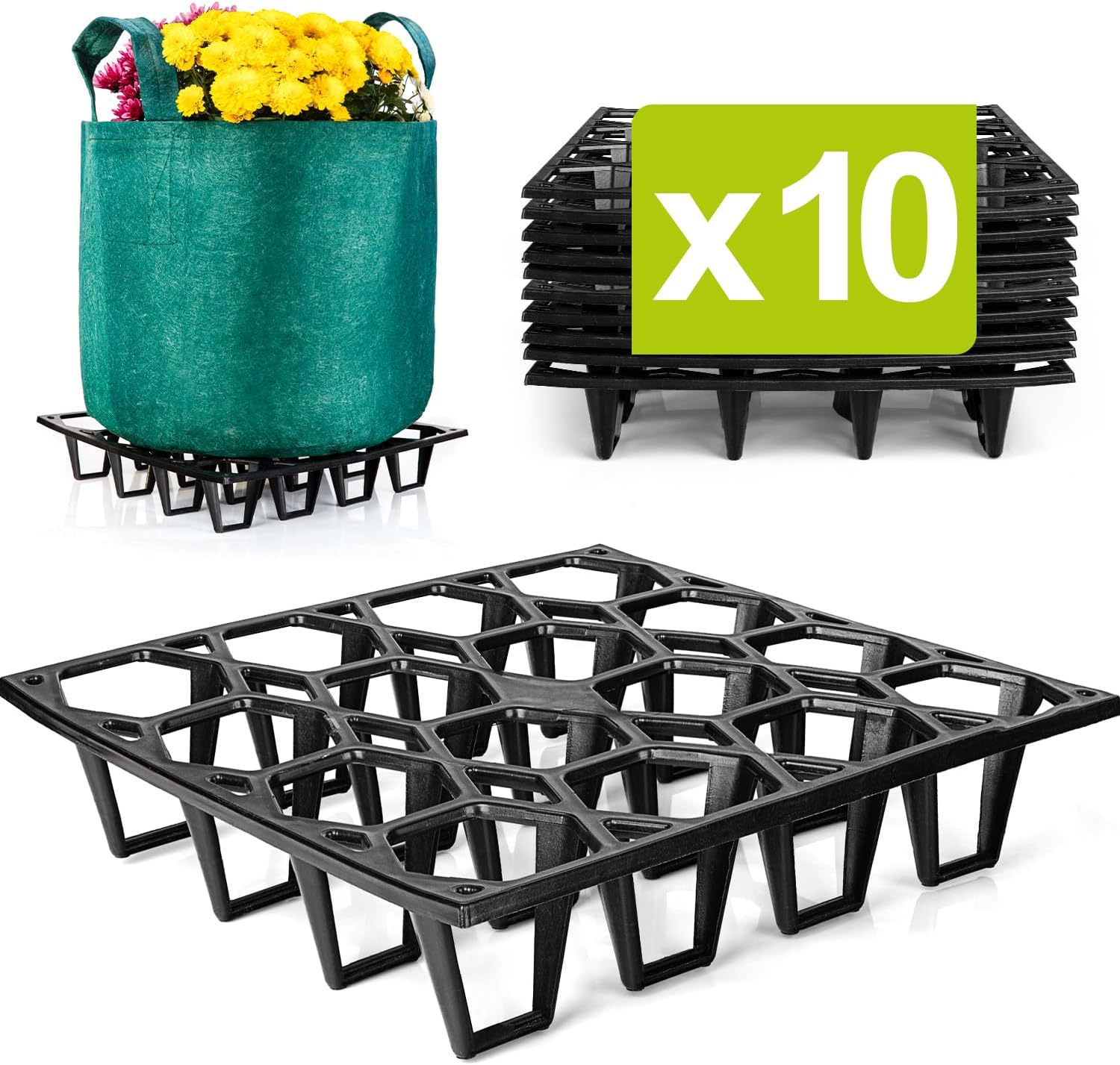Amazon.com: LOPYXBR 10 PCS Pot Elevators for Plants Outdoor Plant ...