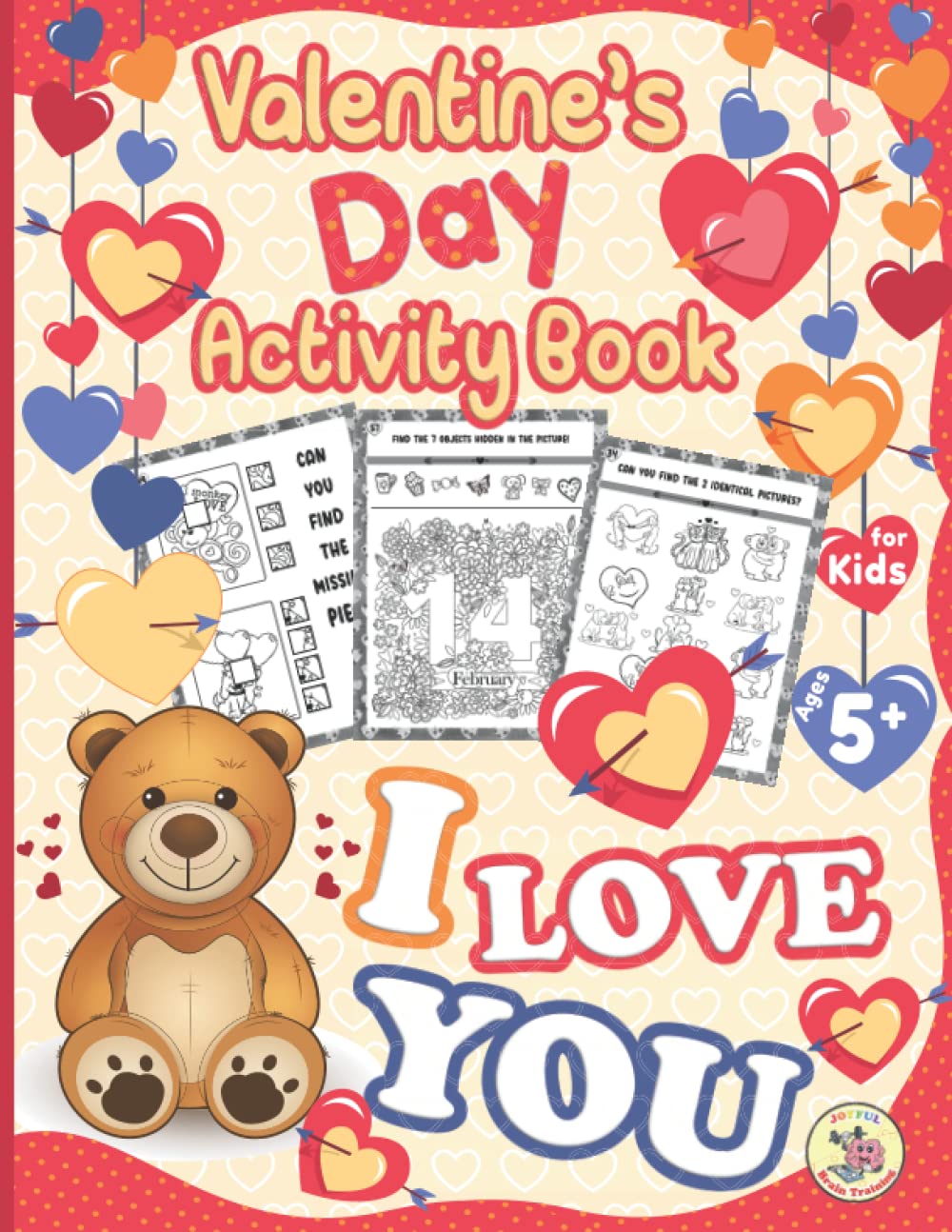 Valentines Day Activity Book For Kids Ages 5 Includes 60 | Desertcart ...