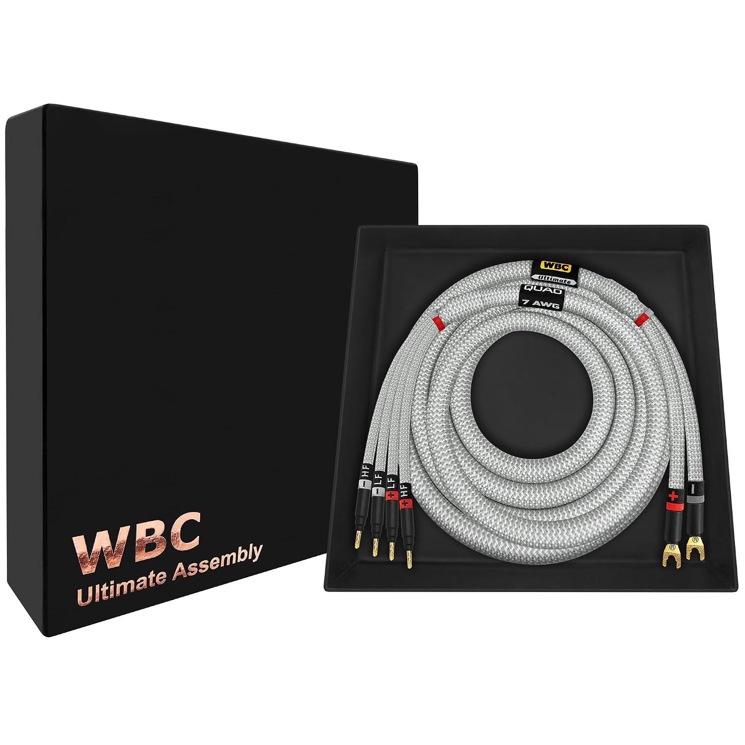 Amazon.com: WORLDS BEST CABLES 4 Foot Ultimate - 7 AWG - Ultra-Pure OFC ...