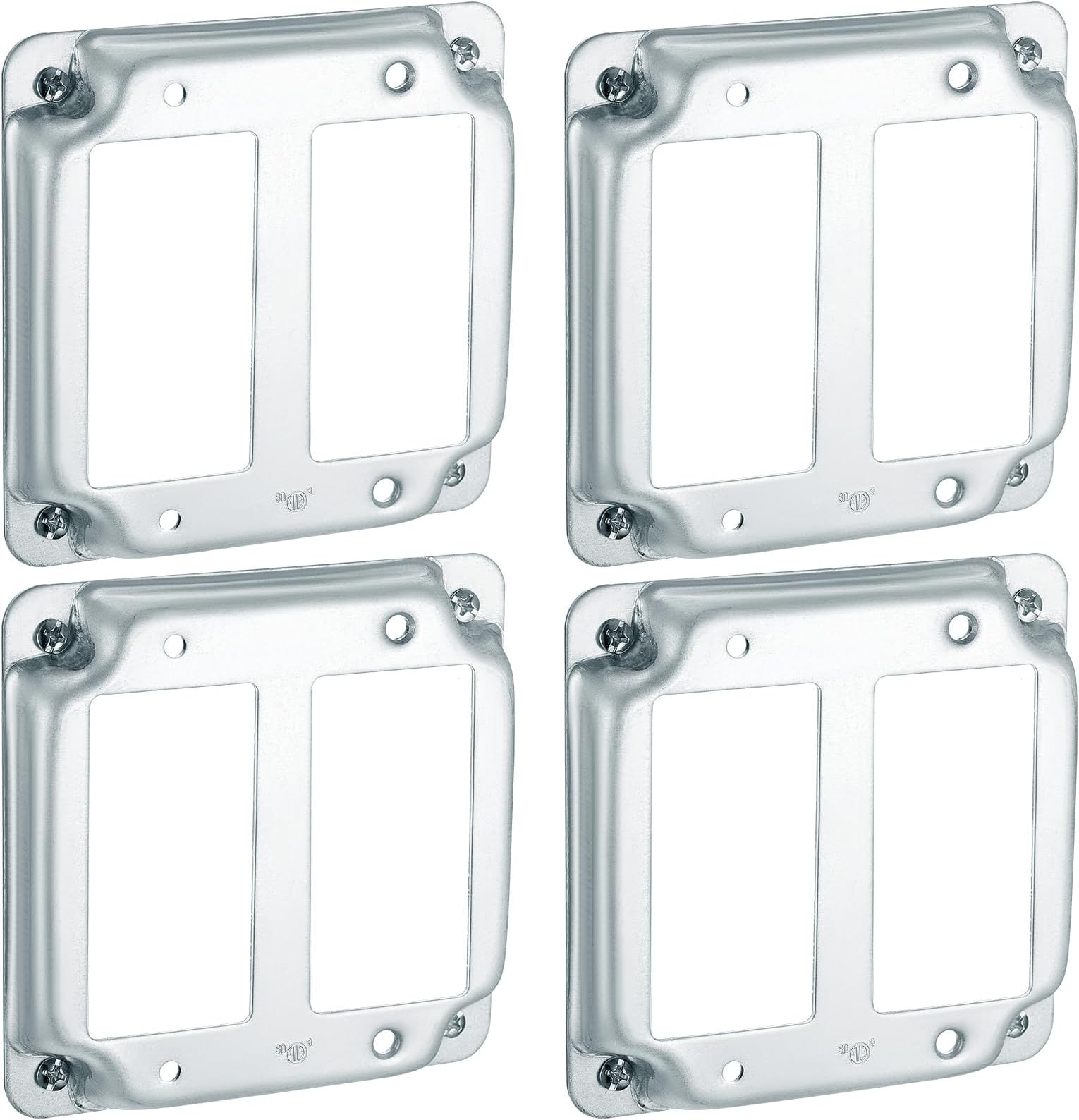 Steel City RS12 Outlet Box Surface Cover, Square, Raised, 4-Inch ...