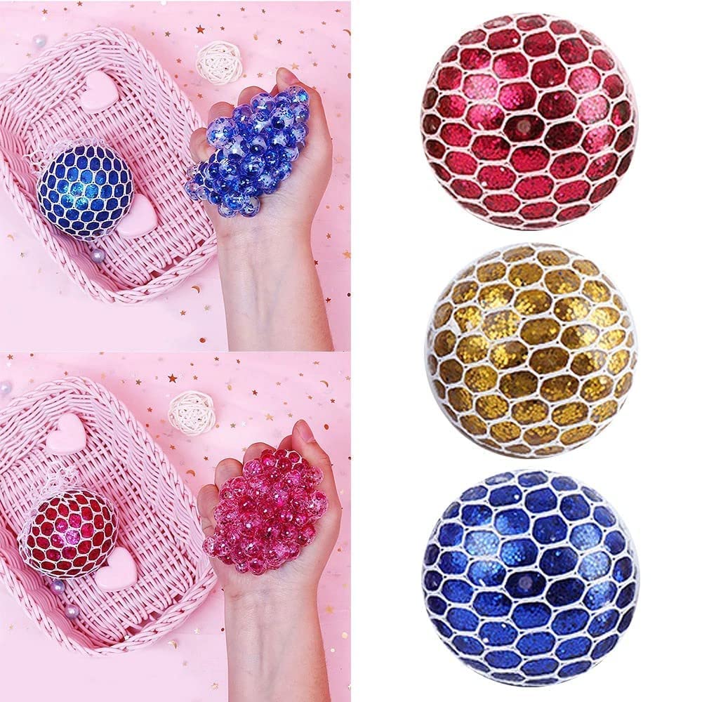 Buy AGC Toys for Kids, Mesh Stress Ball, Therapy Stress Balls for Kids ...