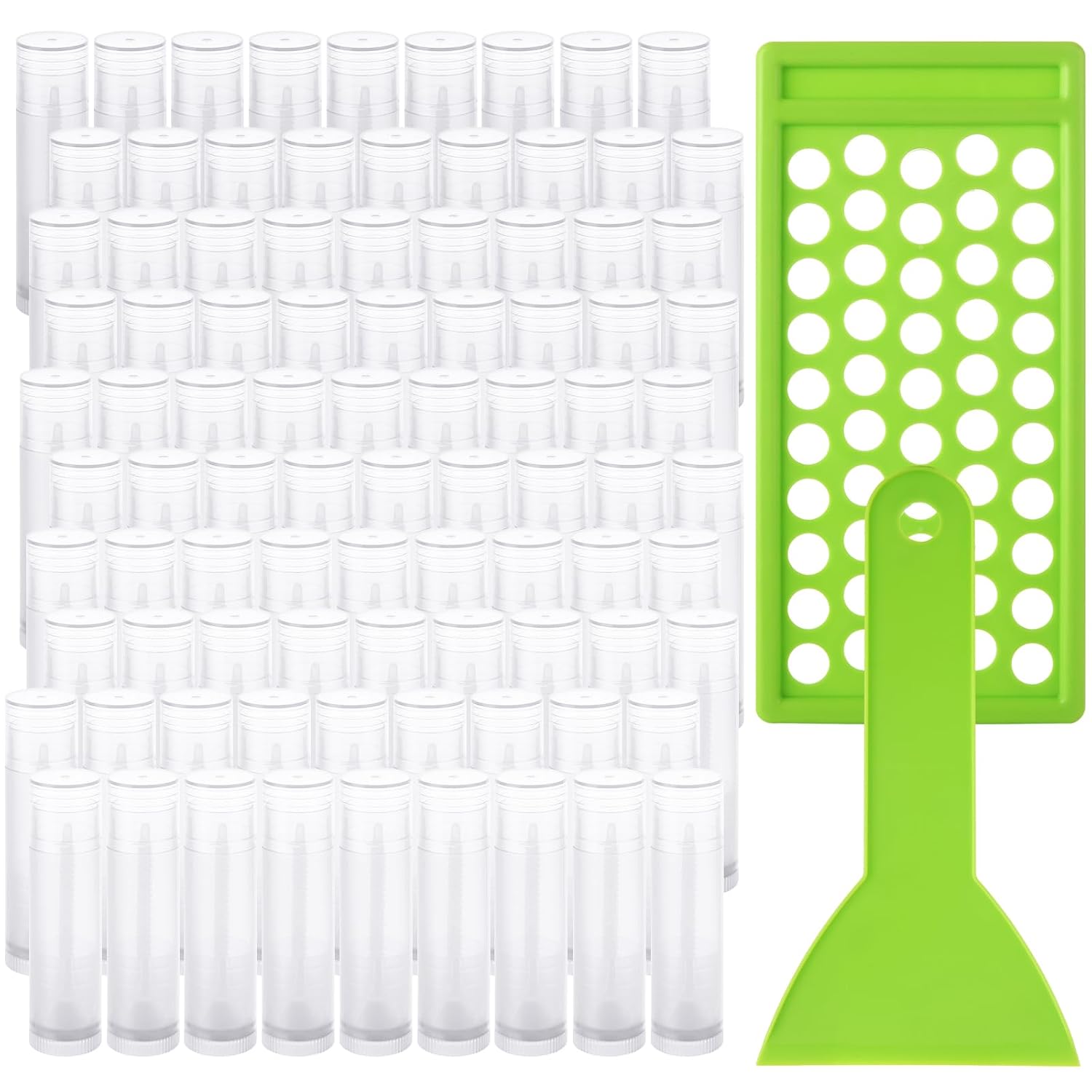 Amazon.com : GBACHOOSE 200PCS Plastic Lip Balm Tubes 5ml/5g Clear Lip ...