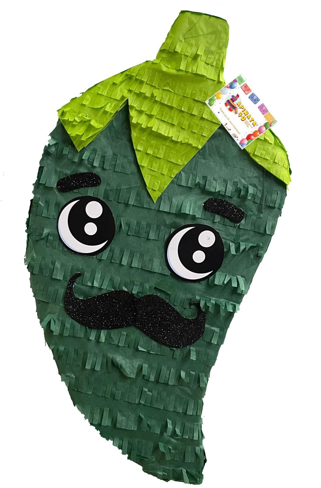 Amazon.com: 20” Green Chili Pepper Pinata Serrano Fiesta Themed ...