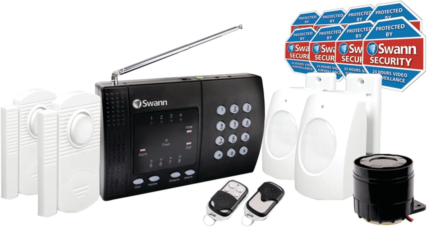 Amazon.com : Swann Wireless Home Alarm System: 2 Remote Controls, Model ...
