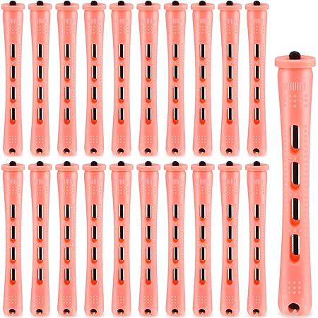 Amazon.com : 24 Pieces Hair Perm Rods Cold Wave Rods Plastic Perming ...
