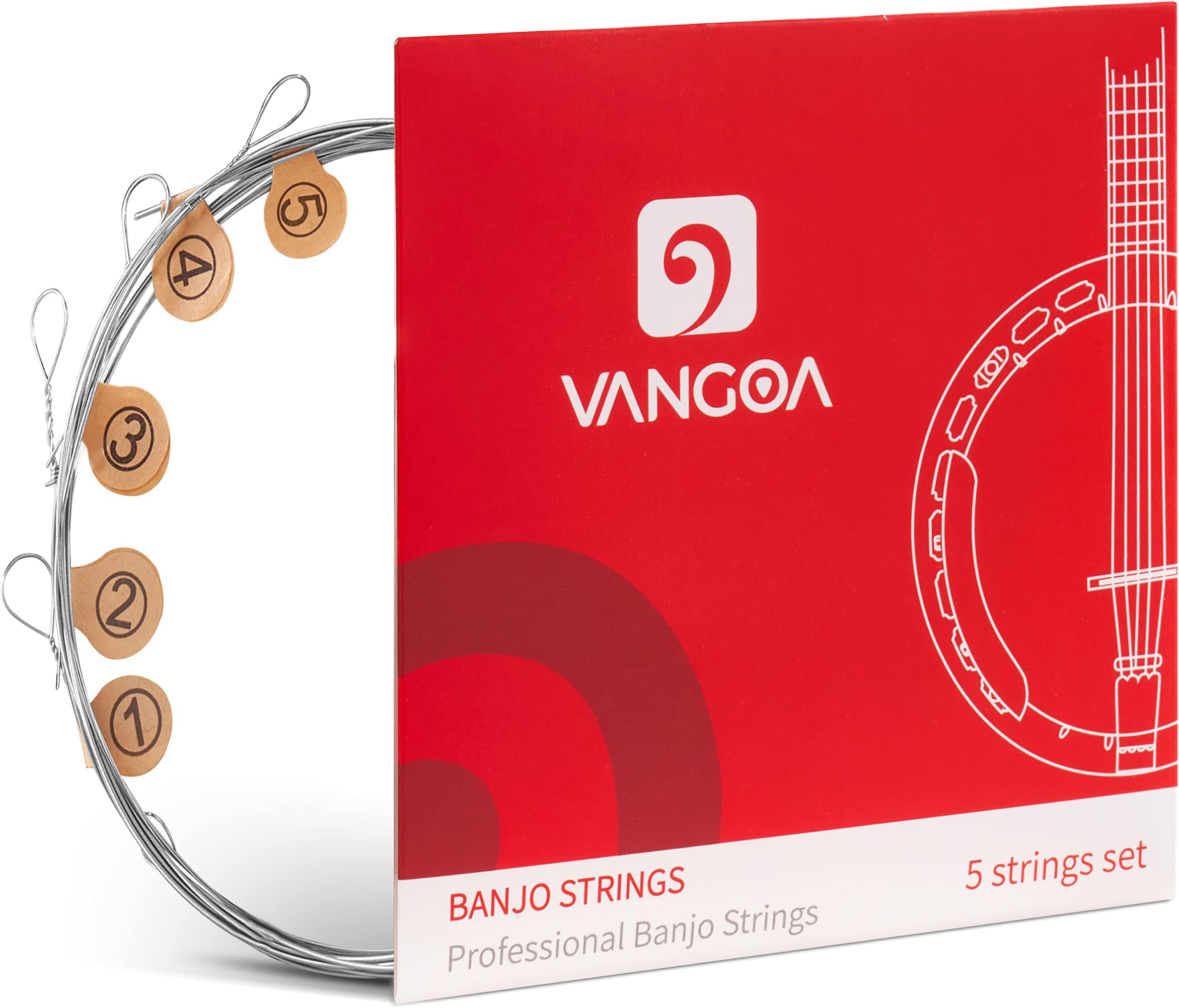 Amazon.com: Gold Tone Mastertone™ BSM Banjo Medium Gauge Strings (.011 ...