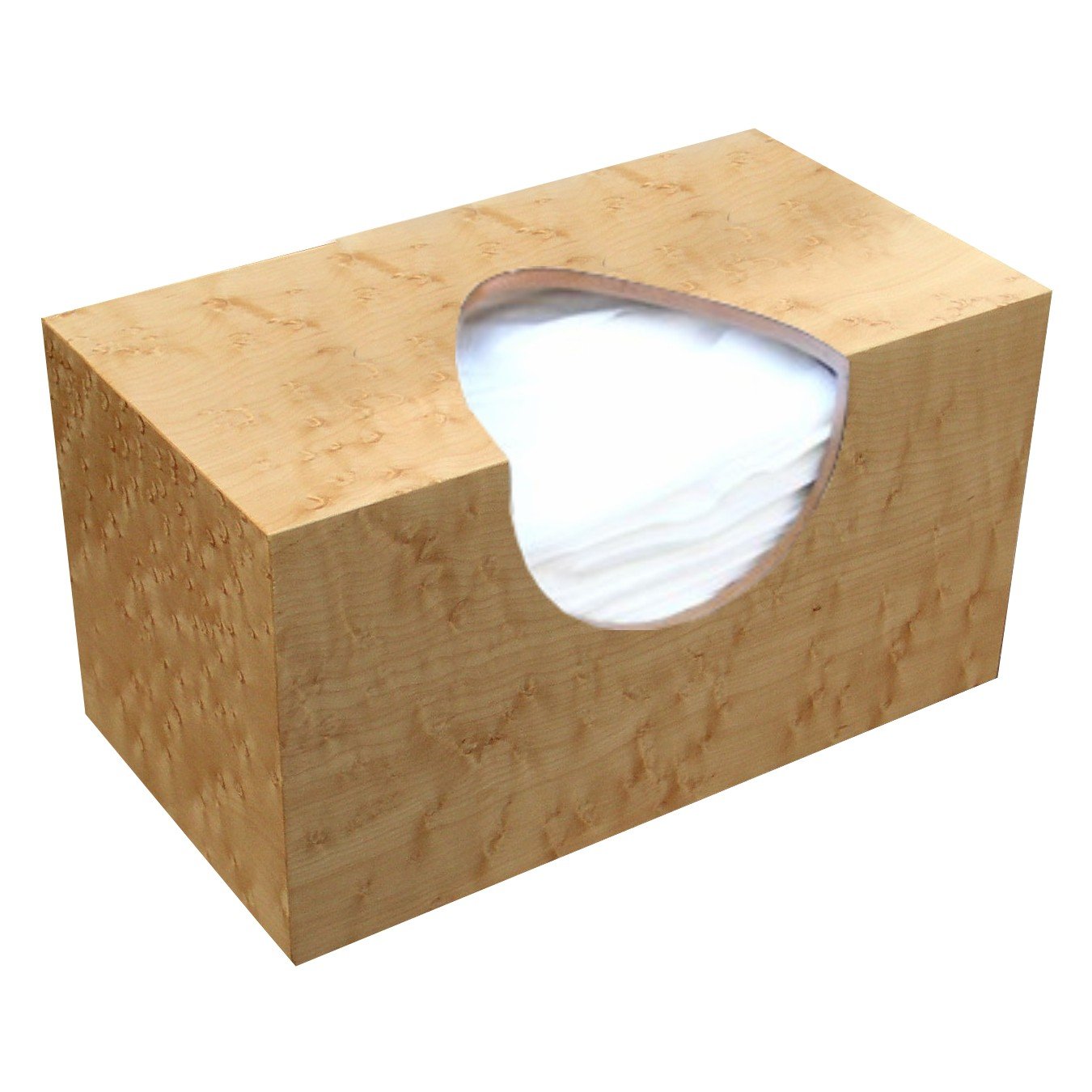 Buy Wooden Tissue Box Cover in Birds Eye le Veneer Rectangular Regular ...