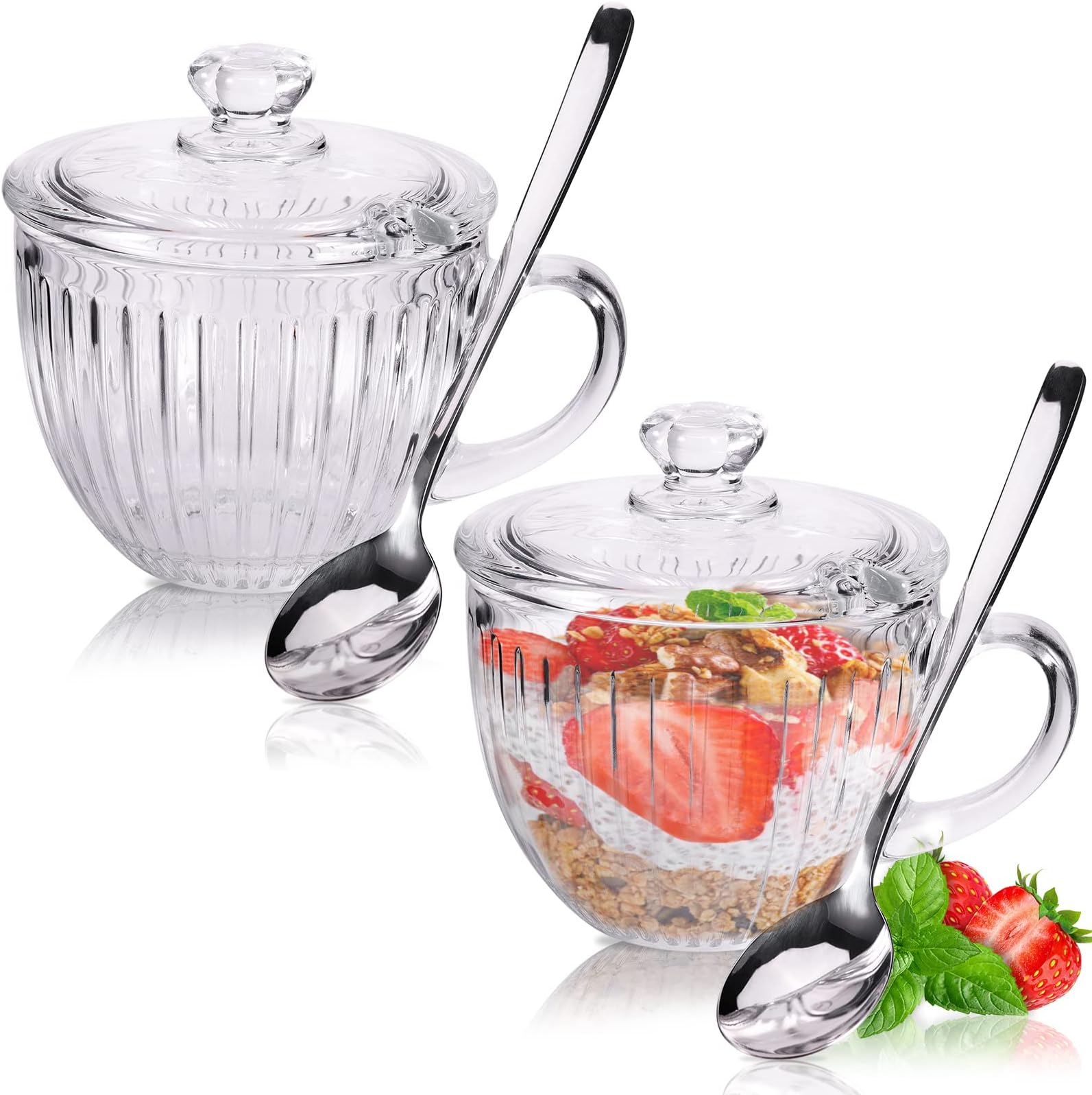 Clear Glass Cereal Bowls