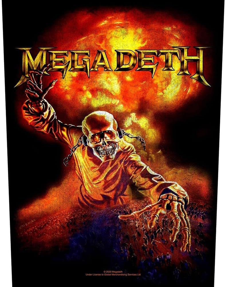 Amazon.com: Megadeth - Killing Is My Business Patch 10cm x 10cm ...