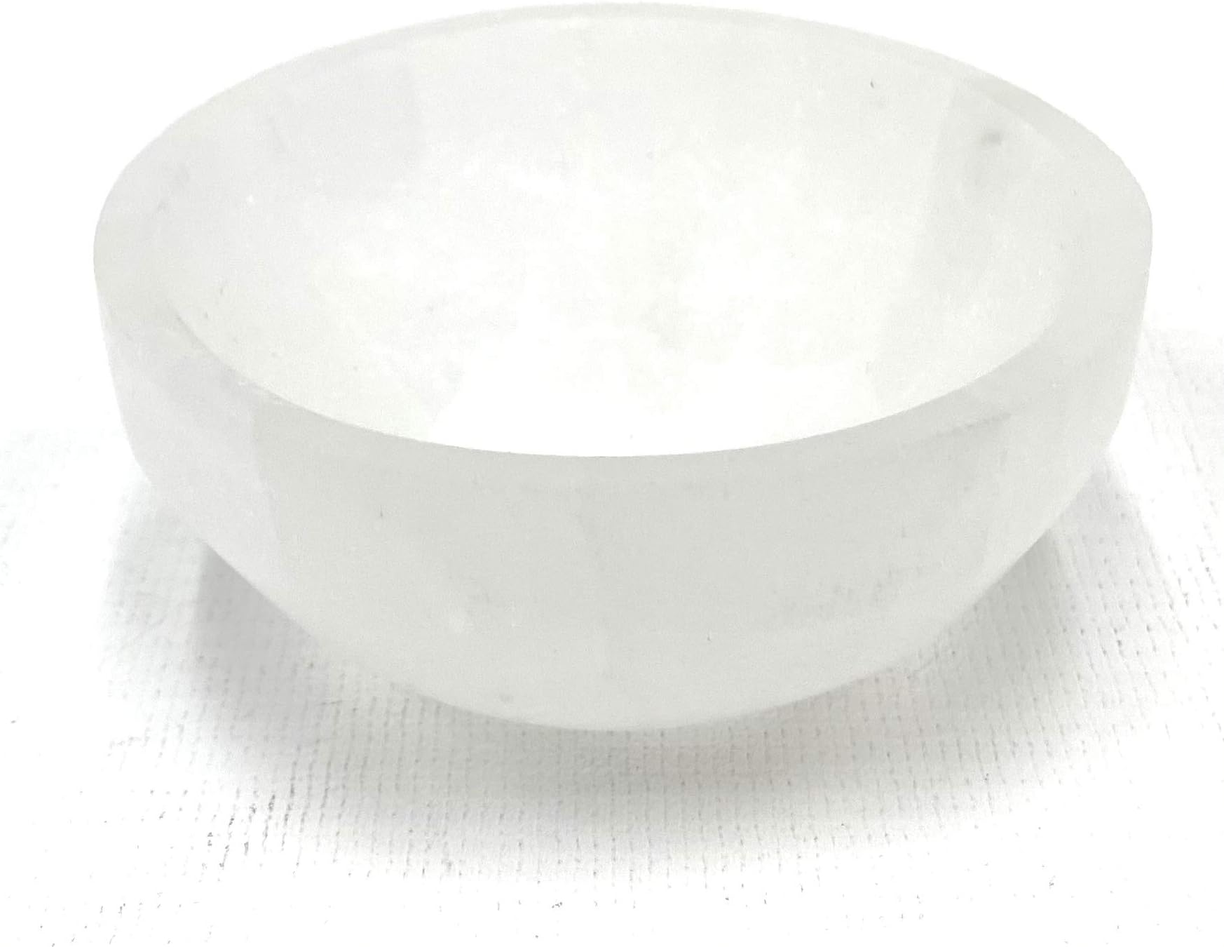 Amazon.com: GAF TREASURES Gemstone Carved - 4" Diameter Selenite ...