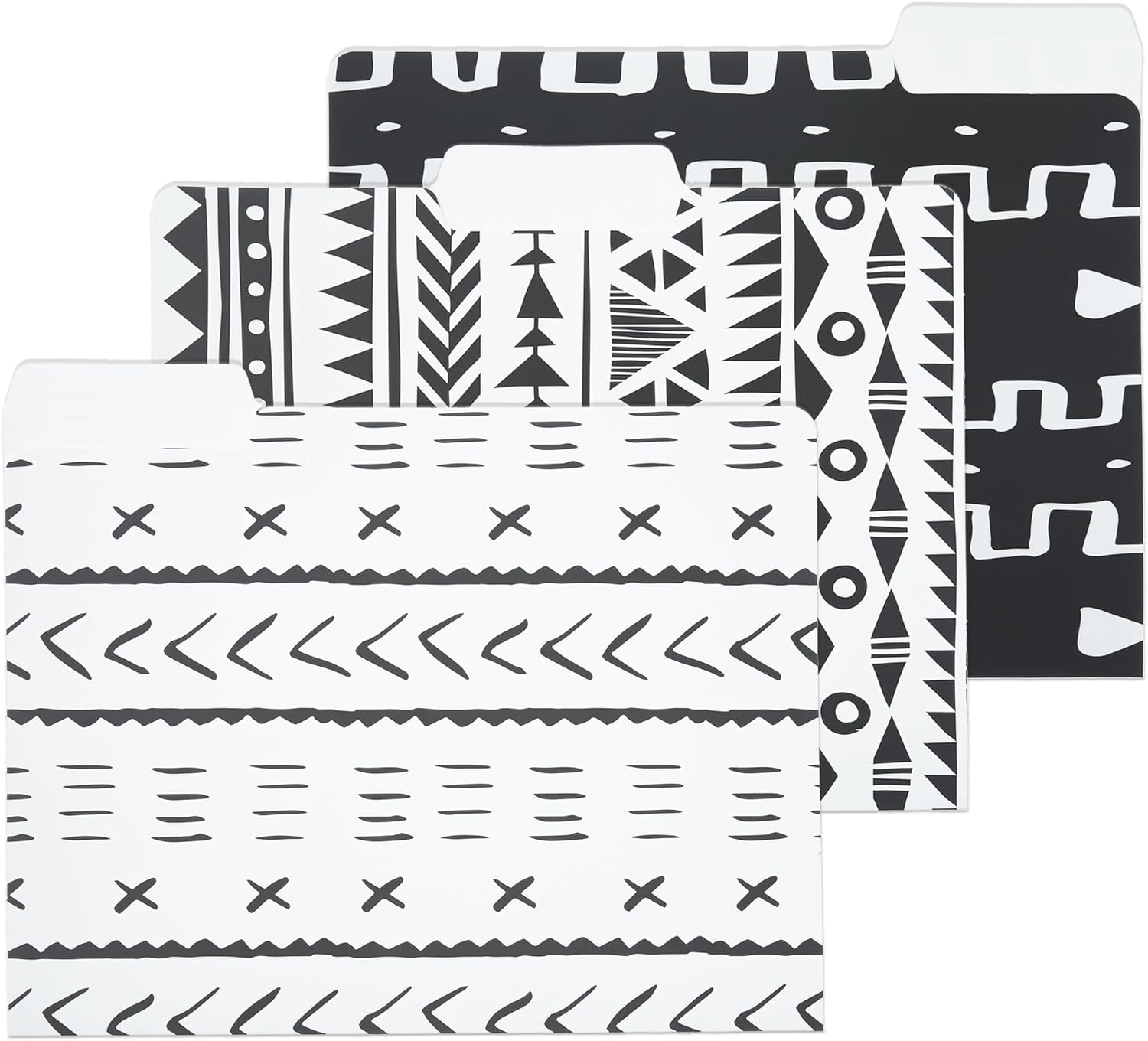 Amazon.com : Y YOMA 12 Pack Decorative File Folders Letter Size File ...