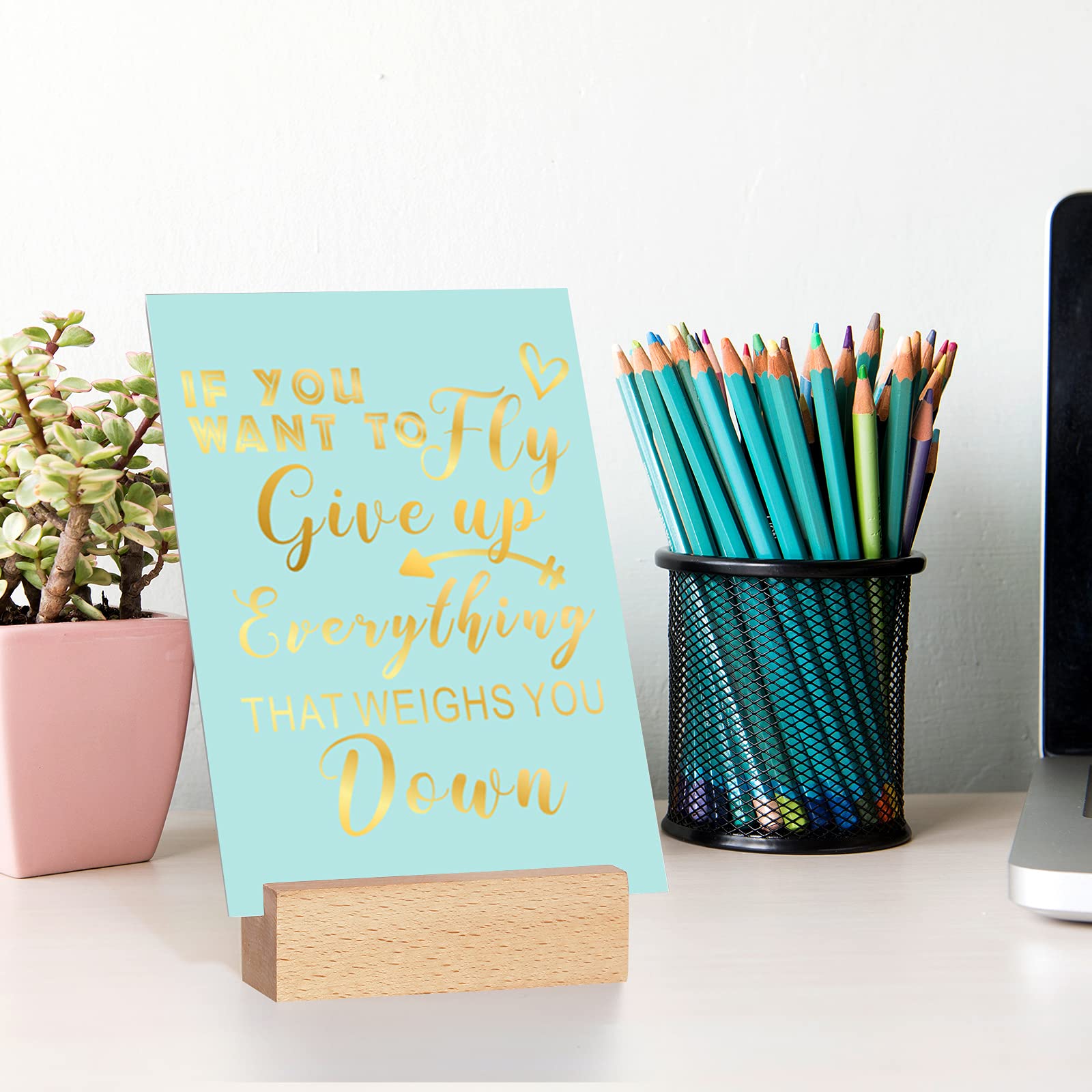 Buy 30 Pieces Inspirational Quote Desk Card, Inspirational Desk Decor ...