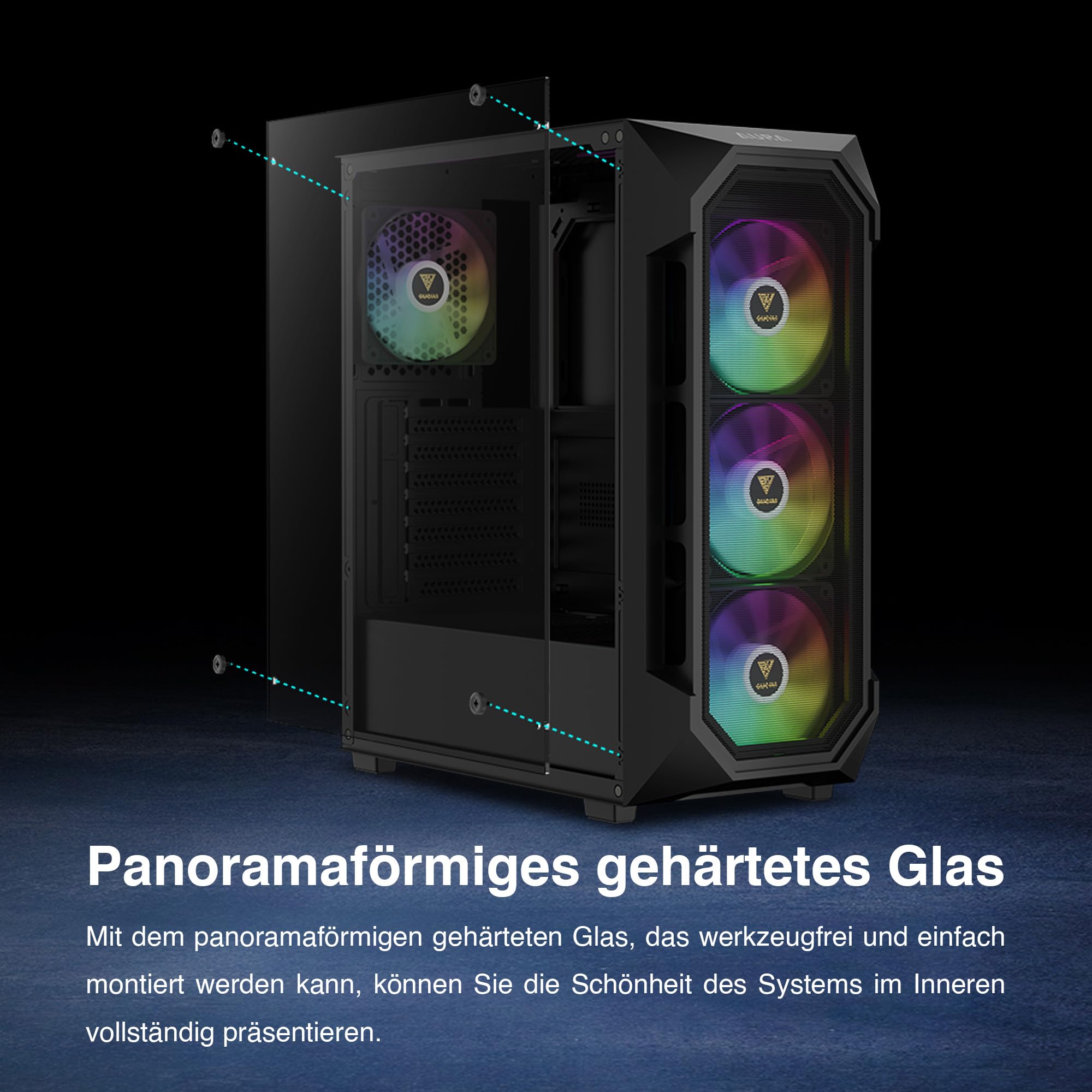 Pc Case Atx Gaming Computer Nzxt Case GAMDIAS ATX Mid Tower Computer ...