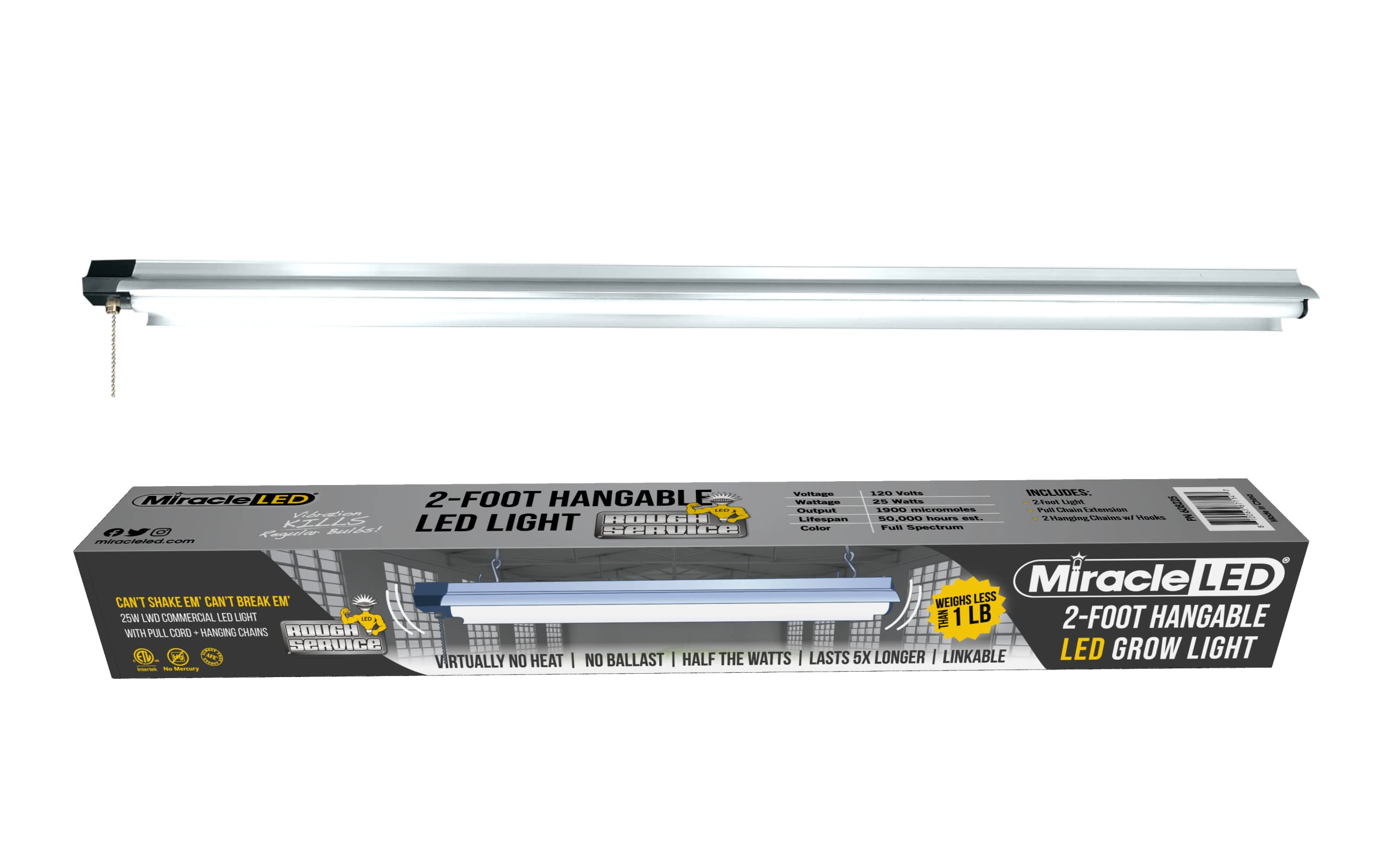 The Miracle LED 2-Foot Grow Light