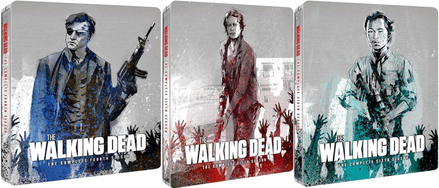 The Walking Dead: collection Season 4,5,6 UK Limited Edition Blu-ray ...