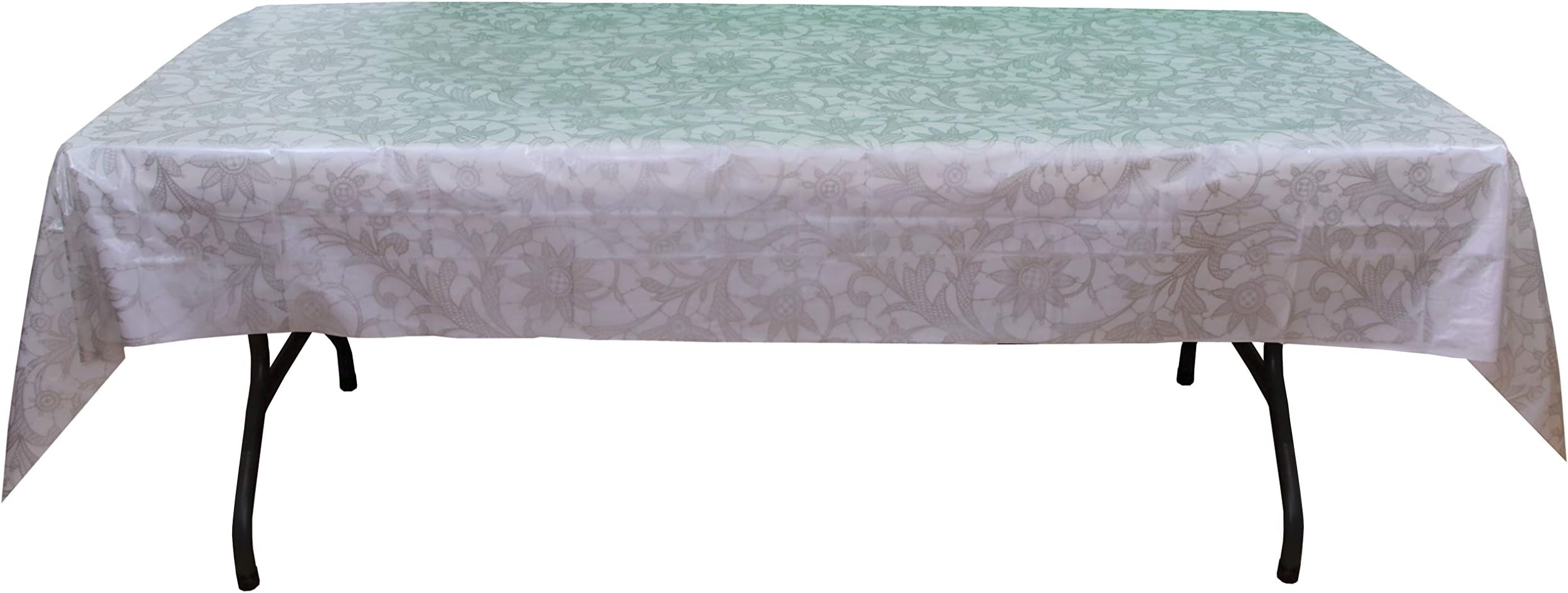 Amazon.com: 2 Pack White Lace Tablecloth Decorations, 54 x 108 Inch ...