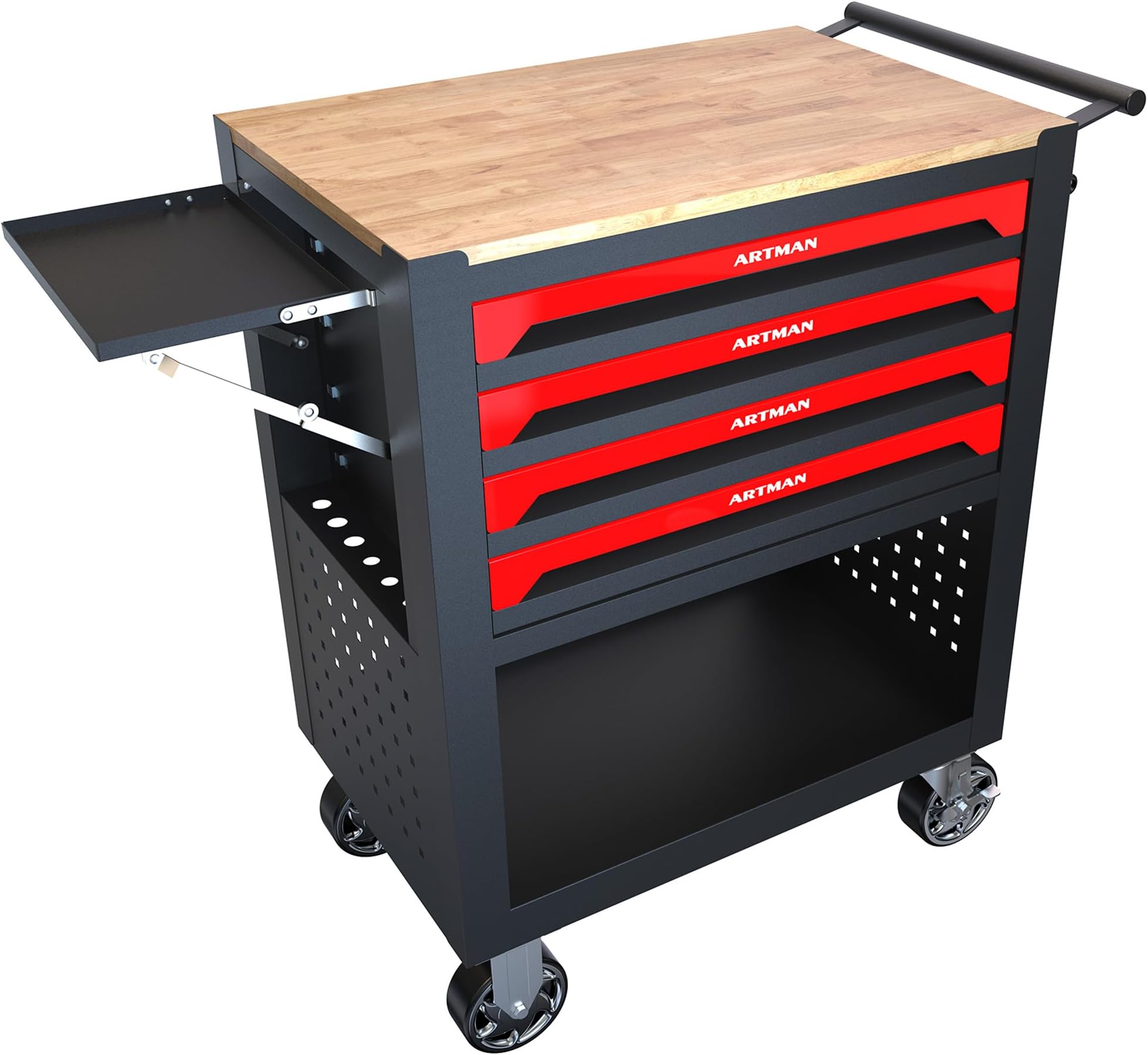 Amazon.com: Campfun Tool Box with Tool Set, 4 Drawers Tool Chest ...