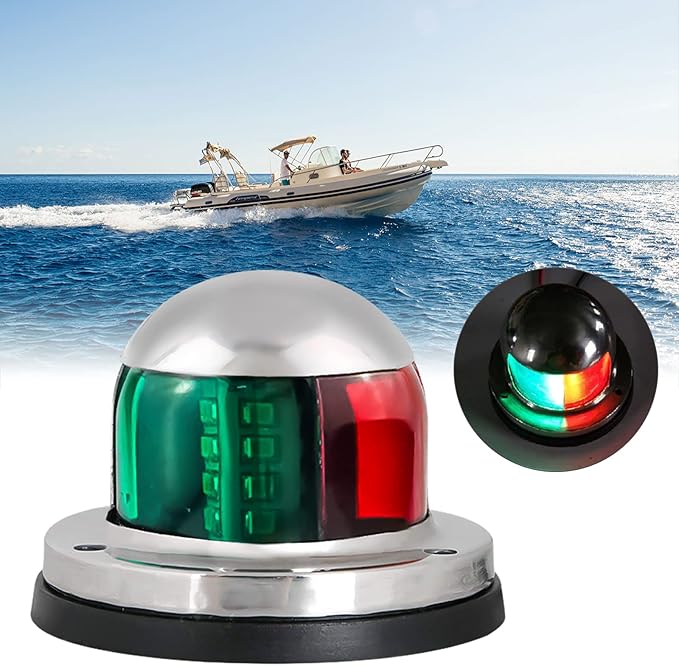 Amazon.com: Acelane Boat LED Navigation Lights, Marine Red and Green ...