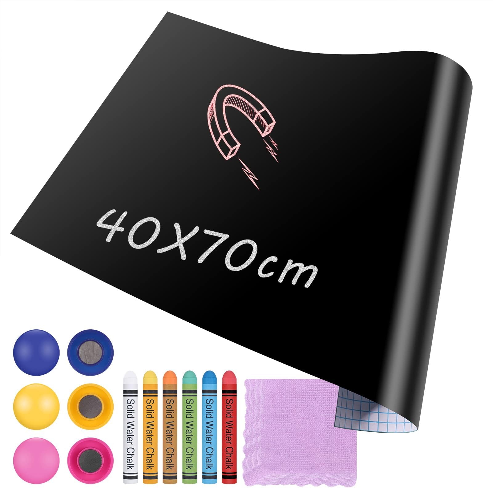 Zocipro Blackboard Sticker, Self Adhesive Vinyl Chalkboard Paper Wall ...