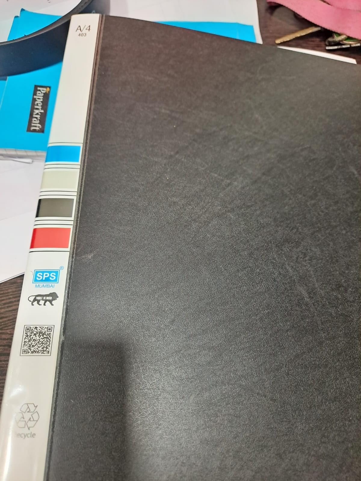 Dotpot 2D Ring Binder Plastic Box File -A4 Size | File for Certificates ...