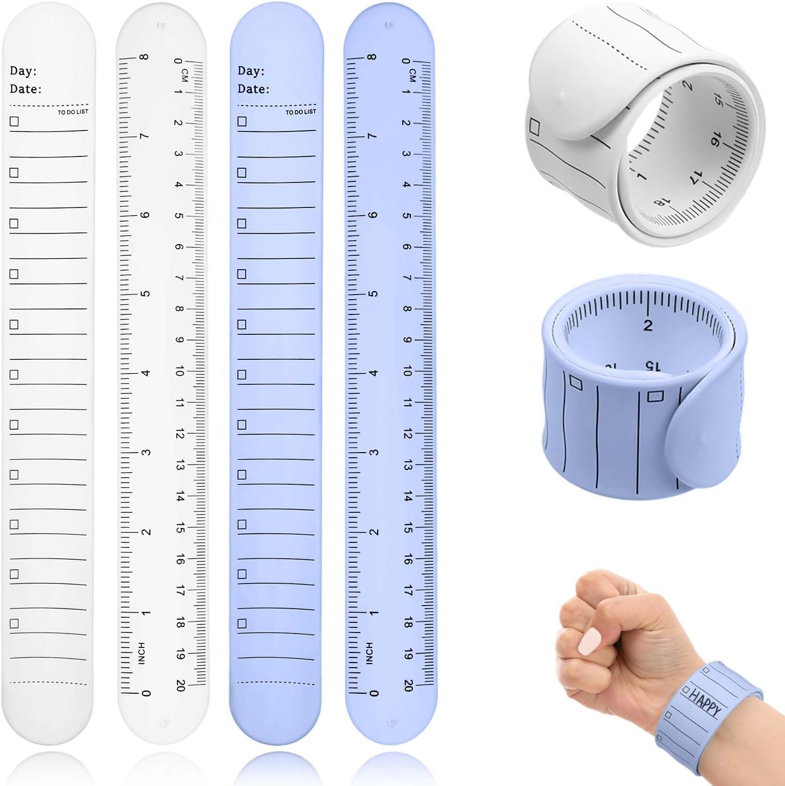Amazon.com : Abeillo 4PCS Nurse Notepad, Reusable Reminder Bracelet ...