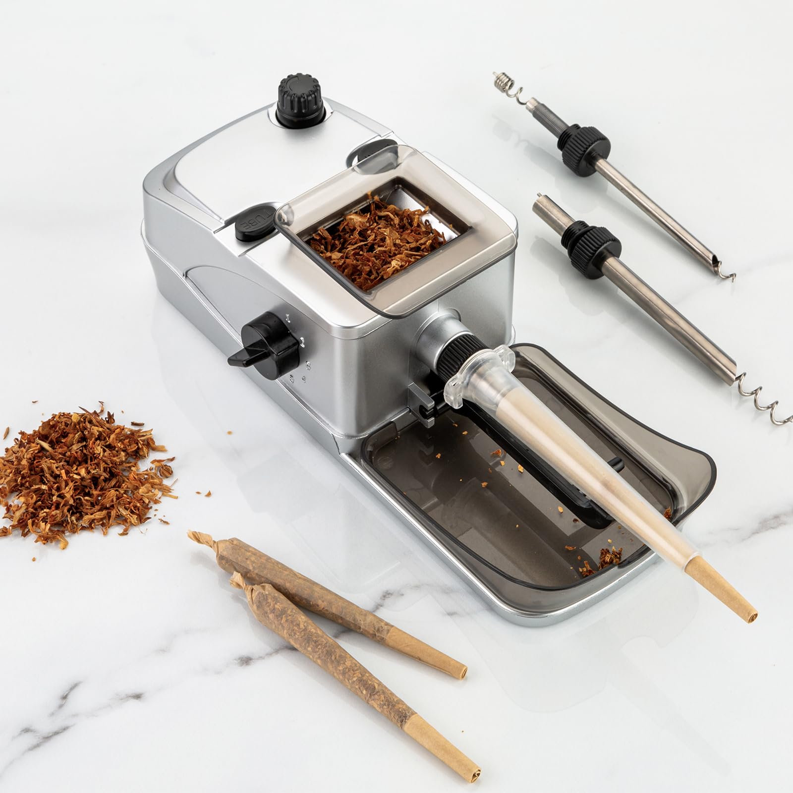 Amazon.com: Electric Cigarette Rolling Machine, Automatic Cones Loader ...