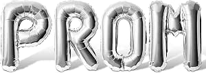 Amazon.com: Letter Balloons - PROM 16" Inch Alphabet Letters Foil Mylar ...