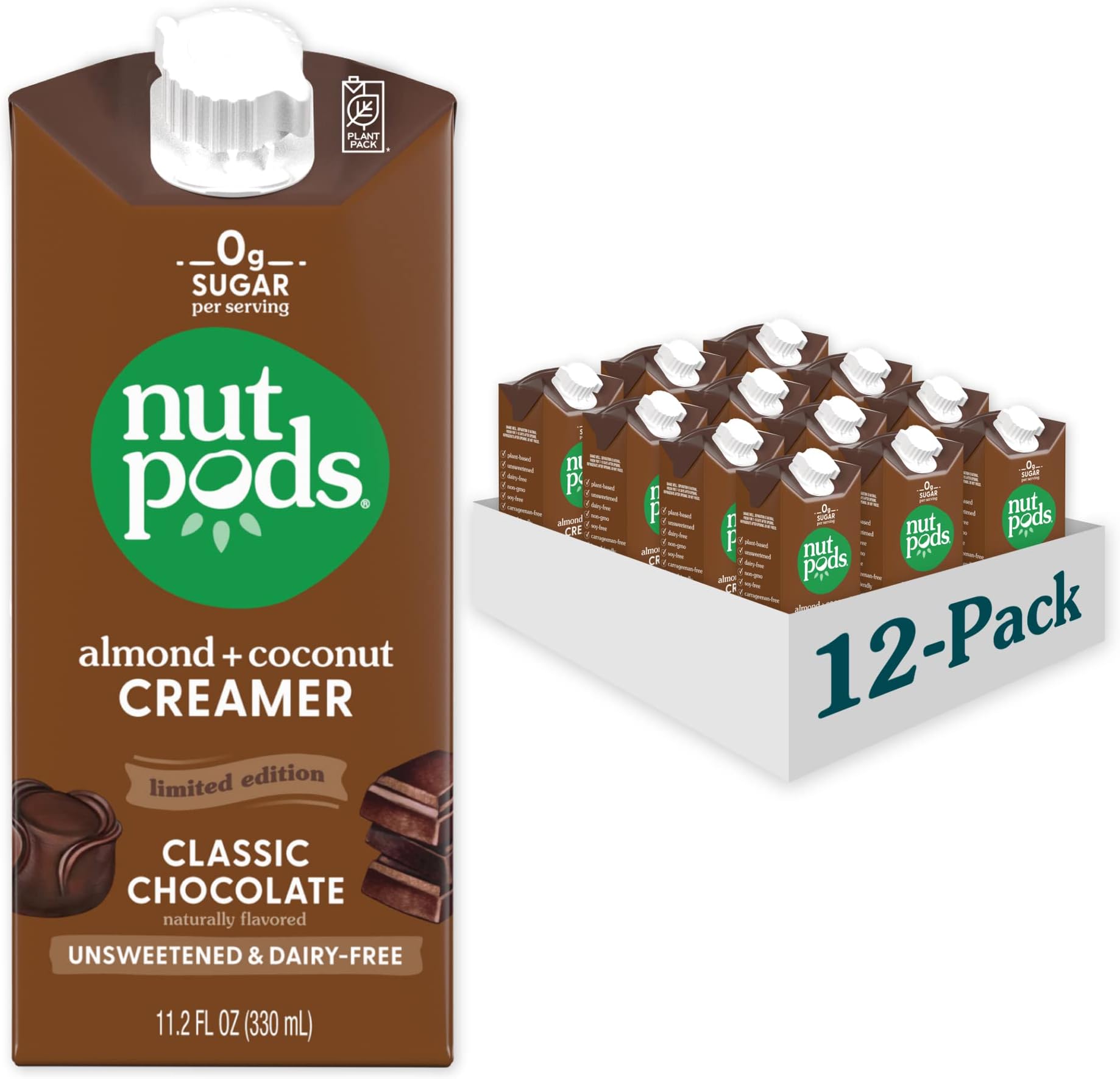 Amazon.com : nutpods Original Coffee Creamer - Unsweetened Non Dairy ...