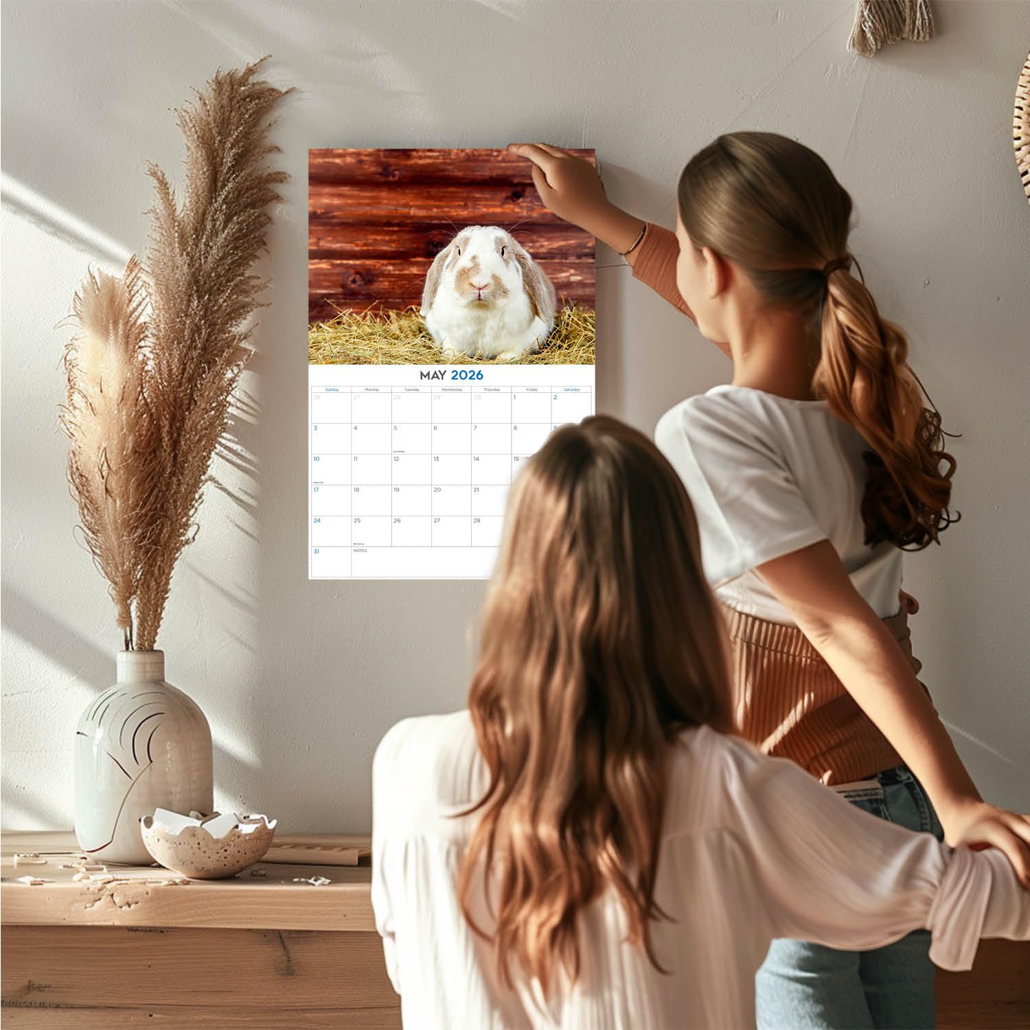 Snapklik.com : 2025 2026 Lop Eared Rabbit Calendar - Cute Animal ...