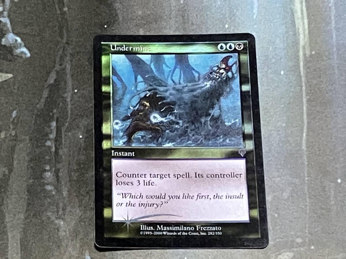 Amazon.co.jp: MTG 蝕み Undermine Foil 英 1枚 : おもちゃ