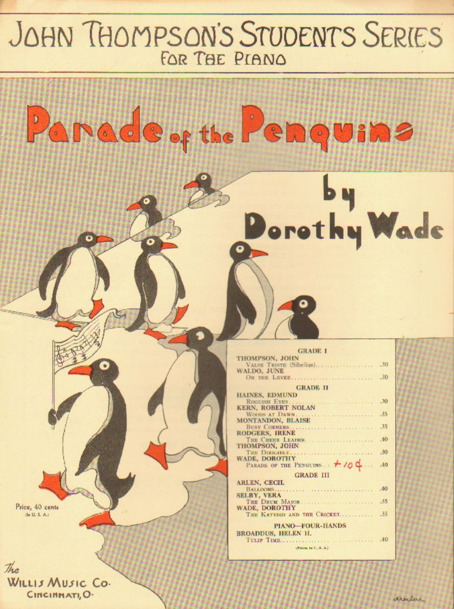 Parade of the Penguins for the Piano: Dorothy Wade: Amazon.com: Books