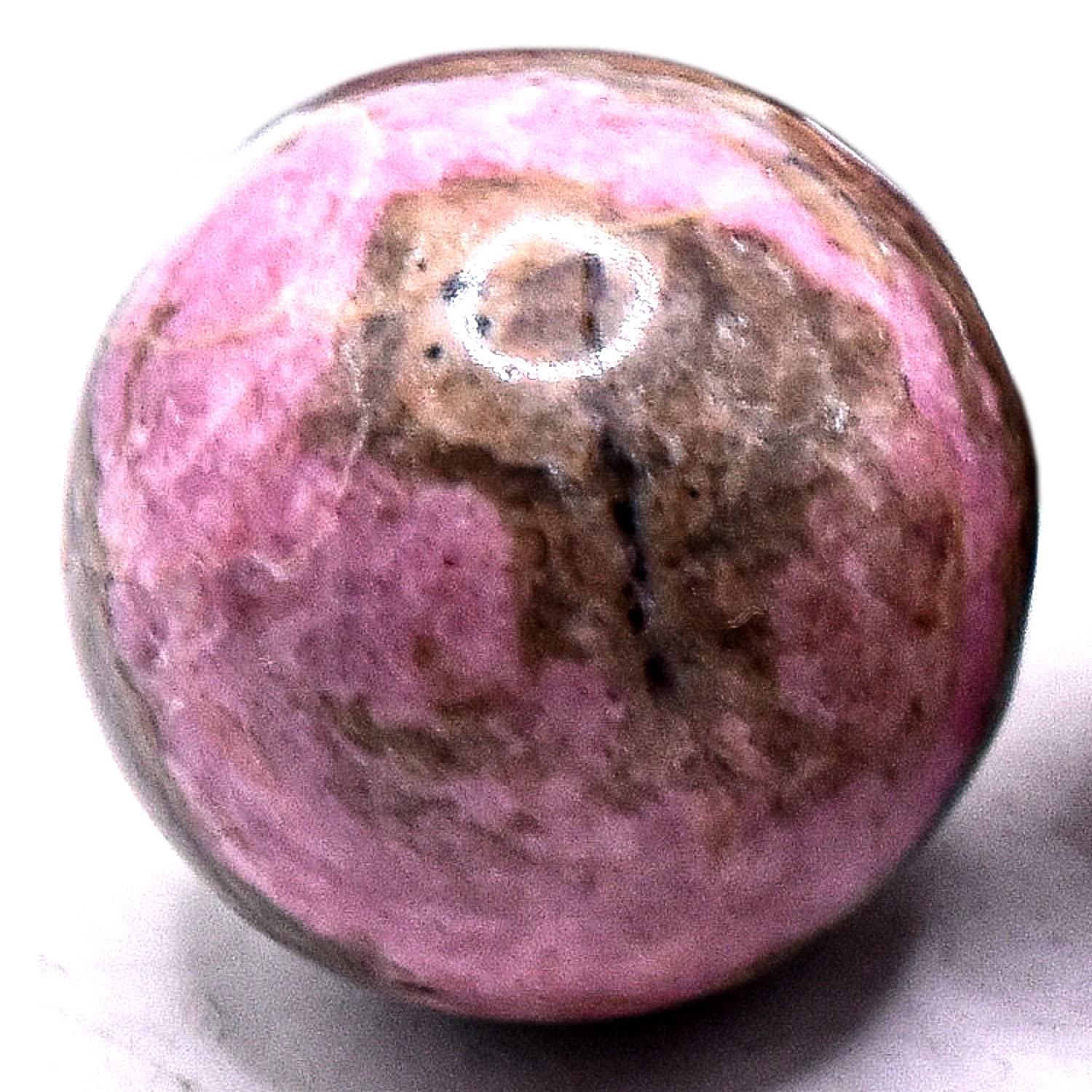 Amazon.com: HQRP 25mm Pink Rhodonite w/Inclusions Sphere Polished ...